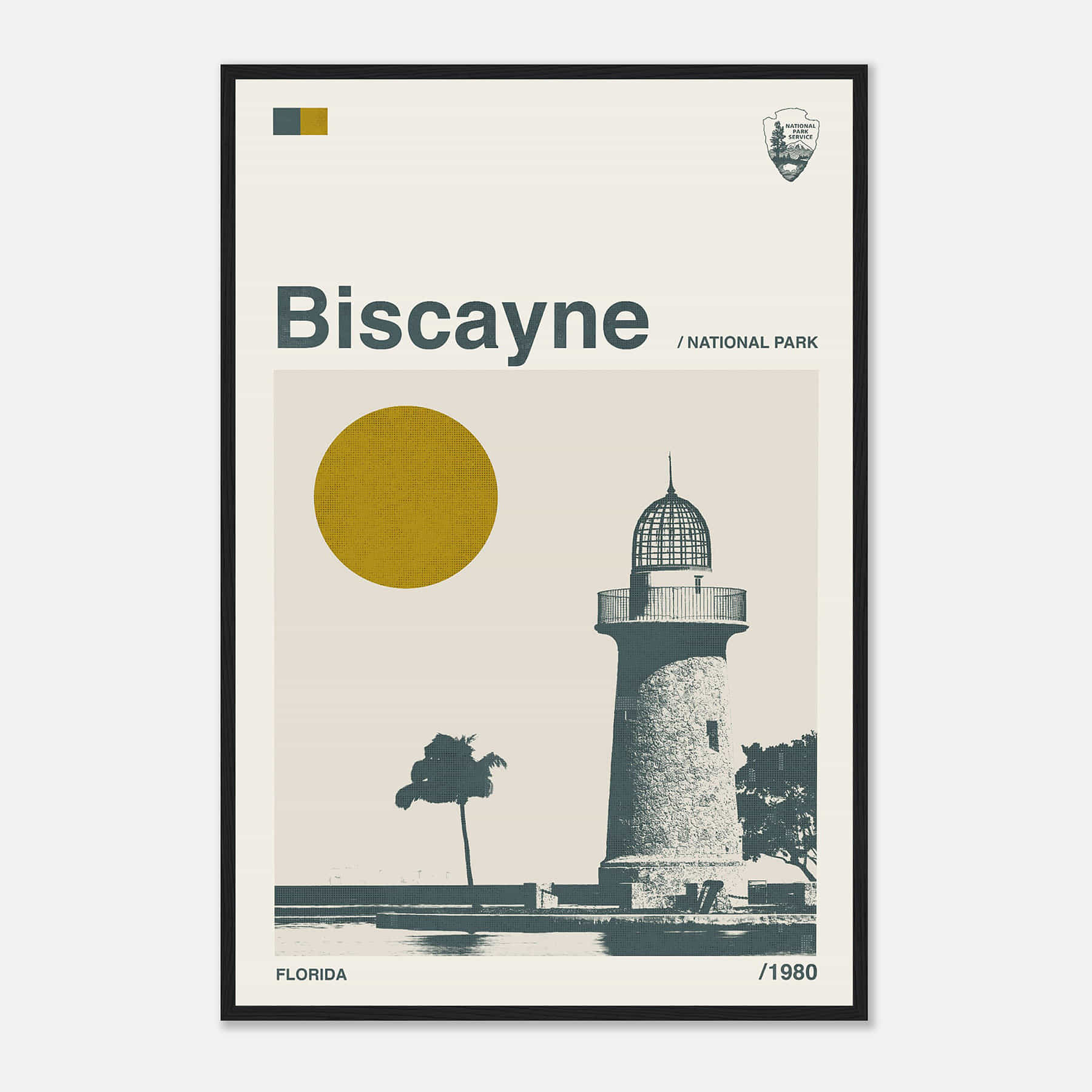 Biscayne National Park Poster Wall Art Biscayne Florida National Park Poster National Park