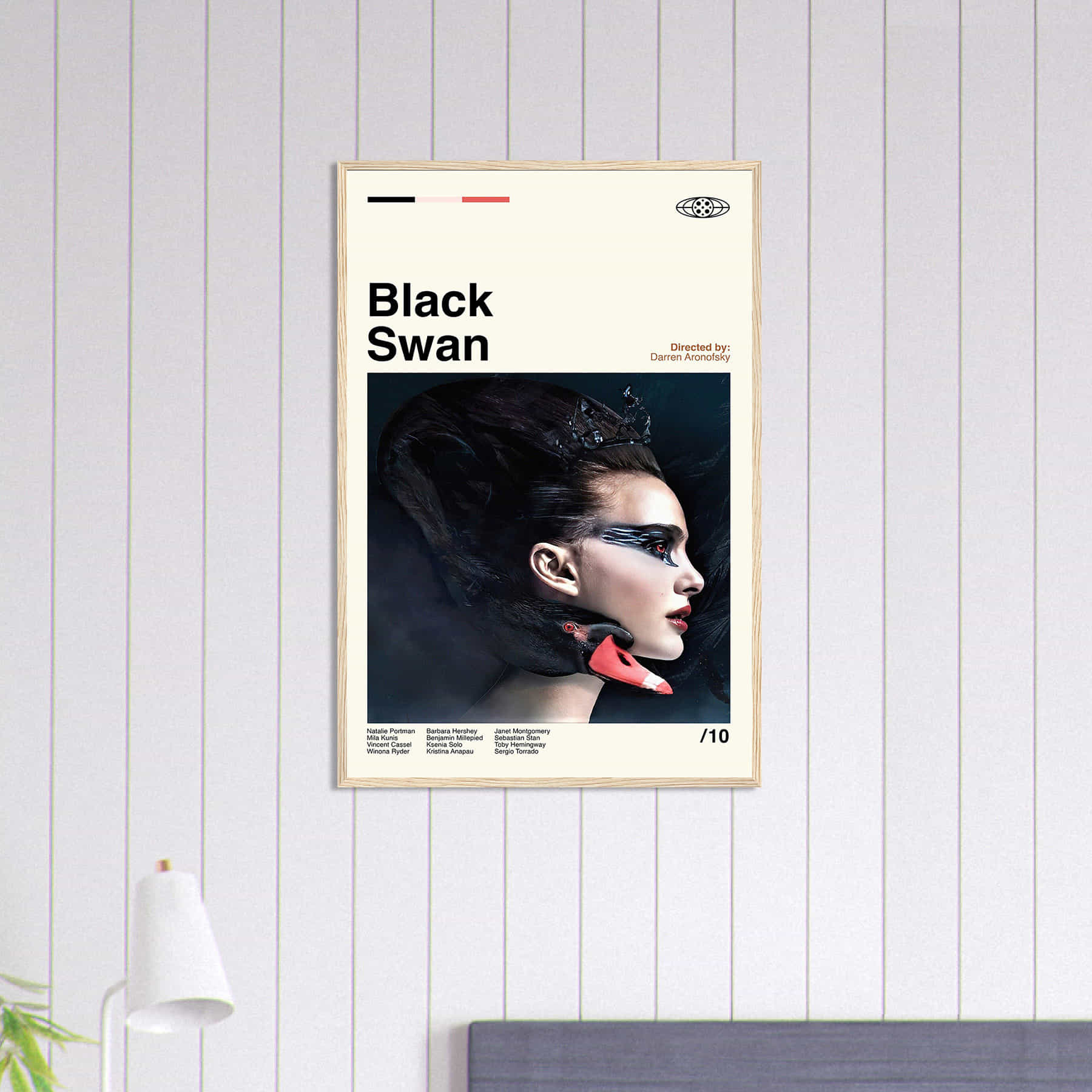 Black Swan Poster, Black Swan Print, Minimalist Art - Citiesbox
