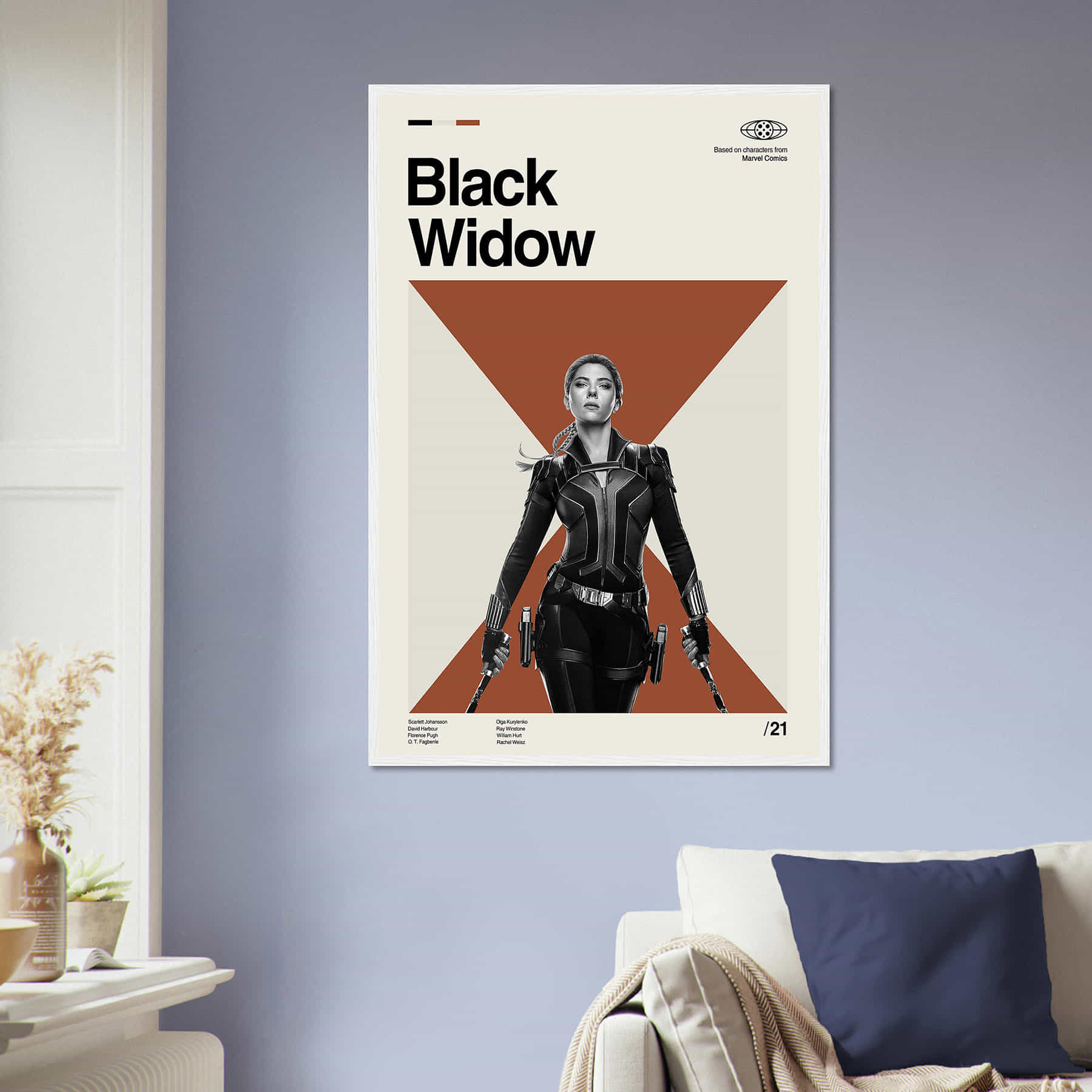 Black Widow Poster, Black Widow Print, Minimalist Movie - Citiesbox
