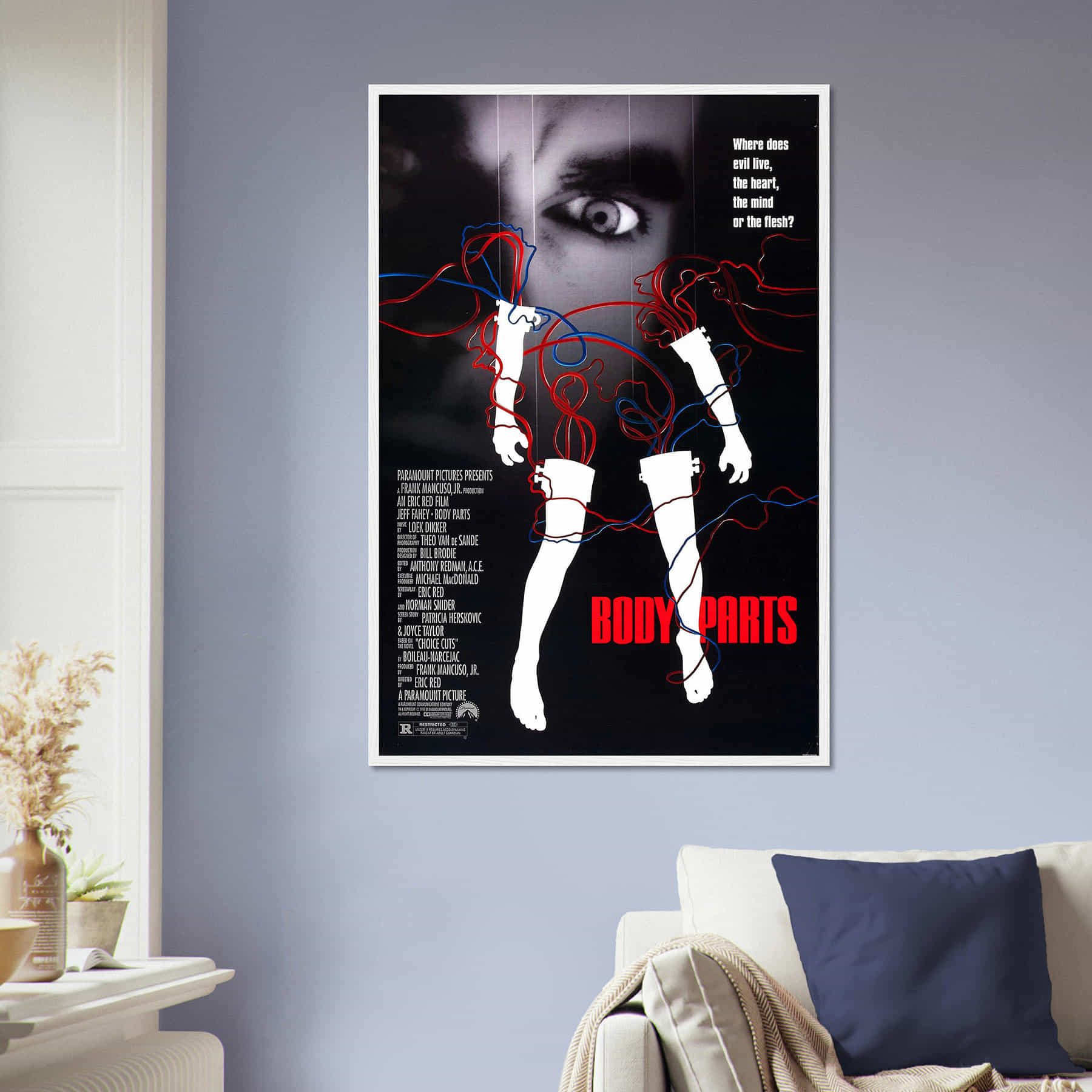 BODY PARTS Movie Poster, Body Parts Classic Vintage Movie Poster ...