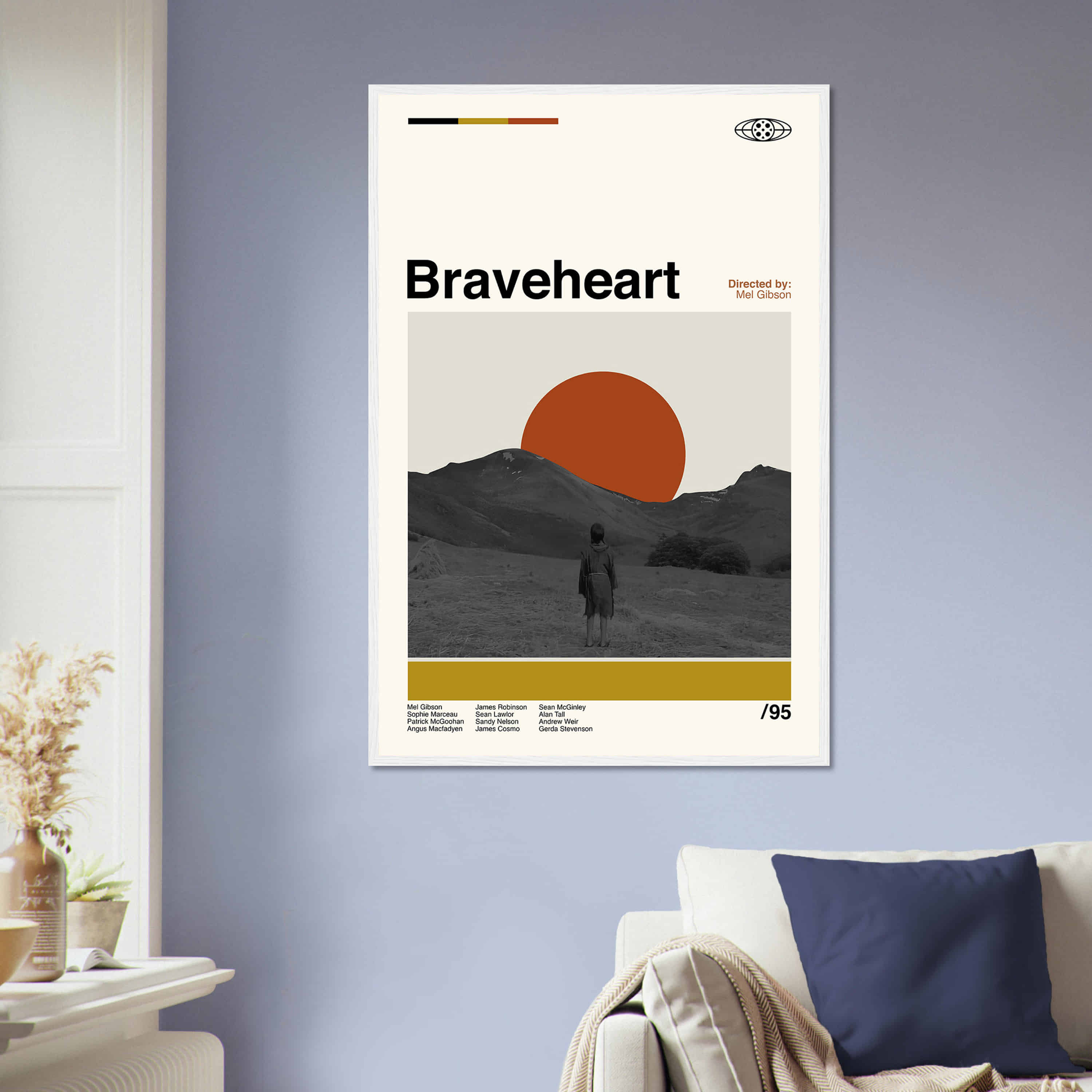 Braveheart Poster, Braveheart Movie, Vintage Modern - Citiesbox