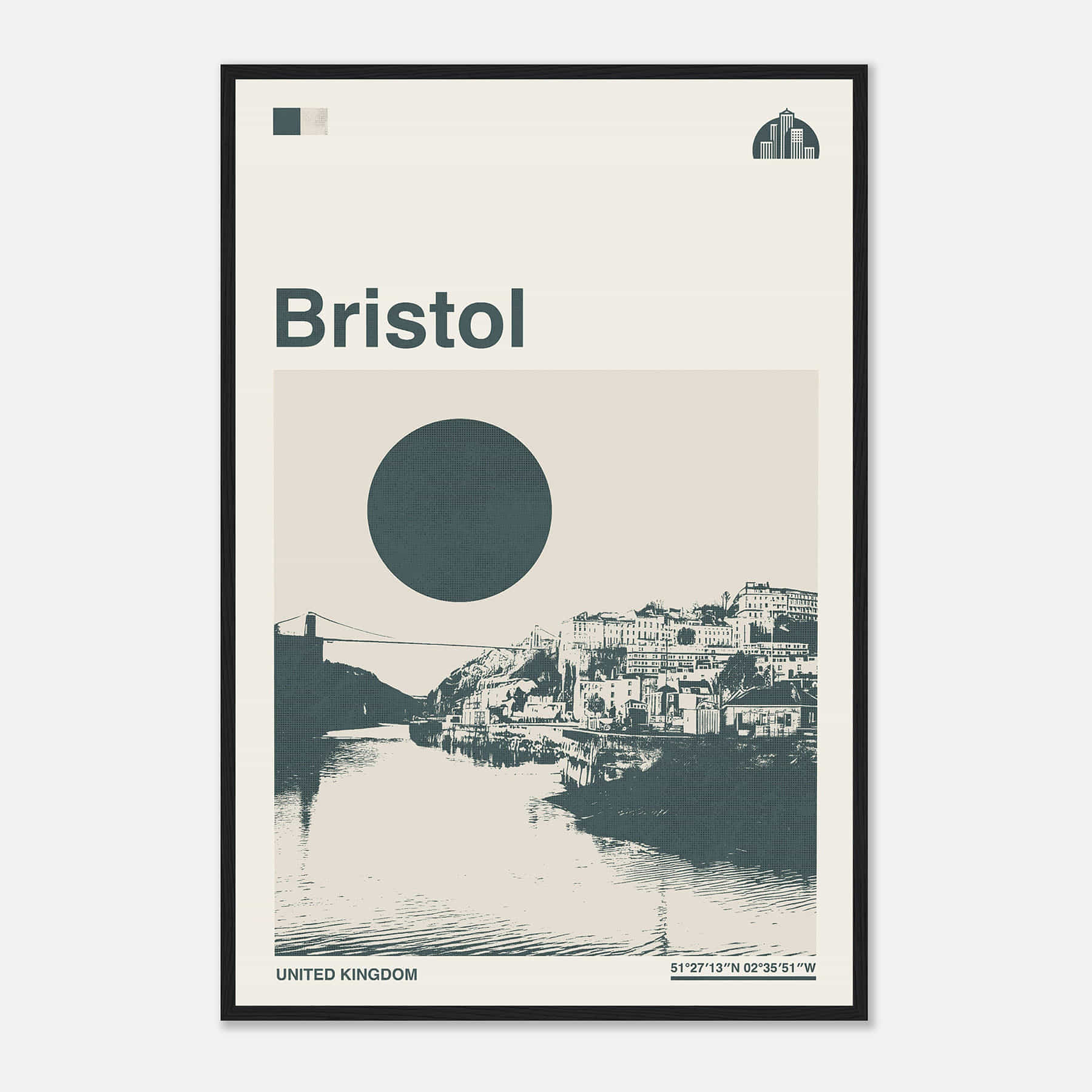 Bristol Travel Poster, Bristol Poster, Bristol Print - Citiesbox