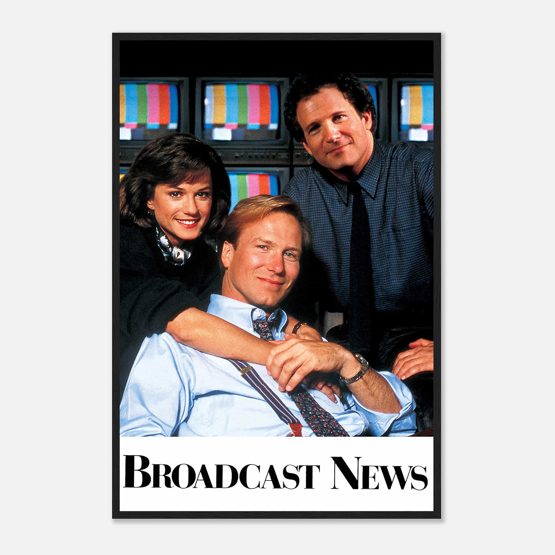 BROADCAST NEWS Movie Poster, Classic Movie Broadcast News Poster ...