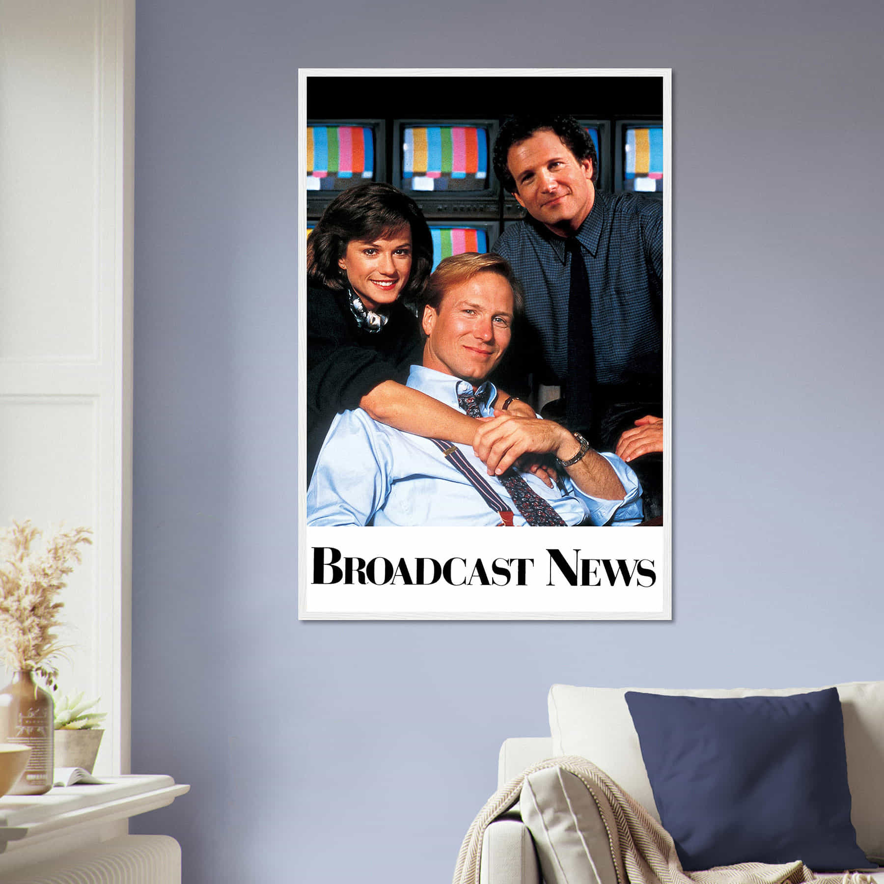 BROADCAST NEWS Movie Poster, Classic Movie Broadcast News Poster ...