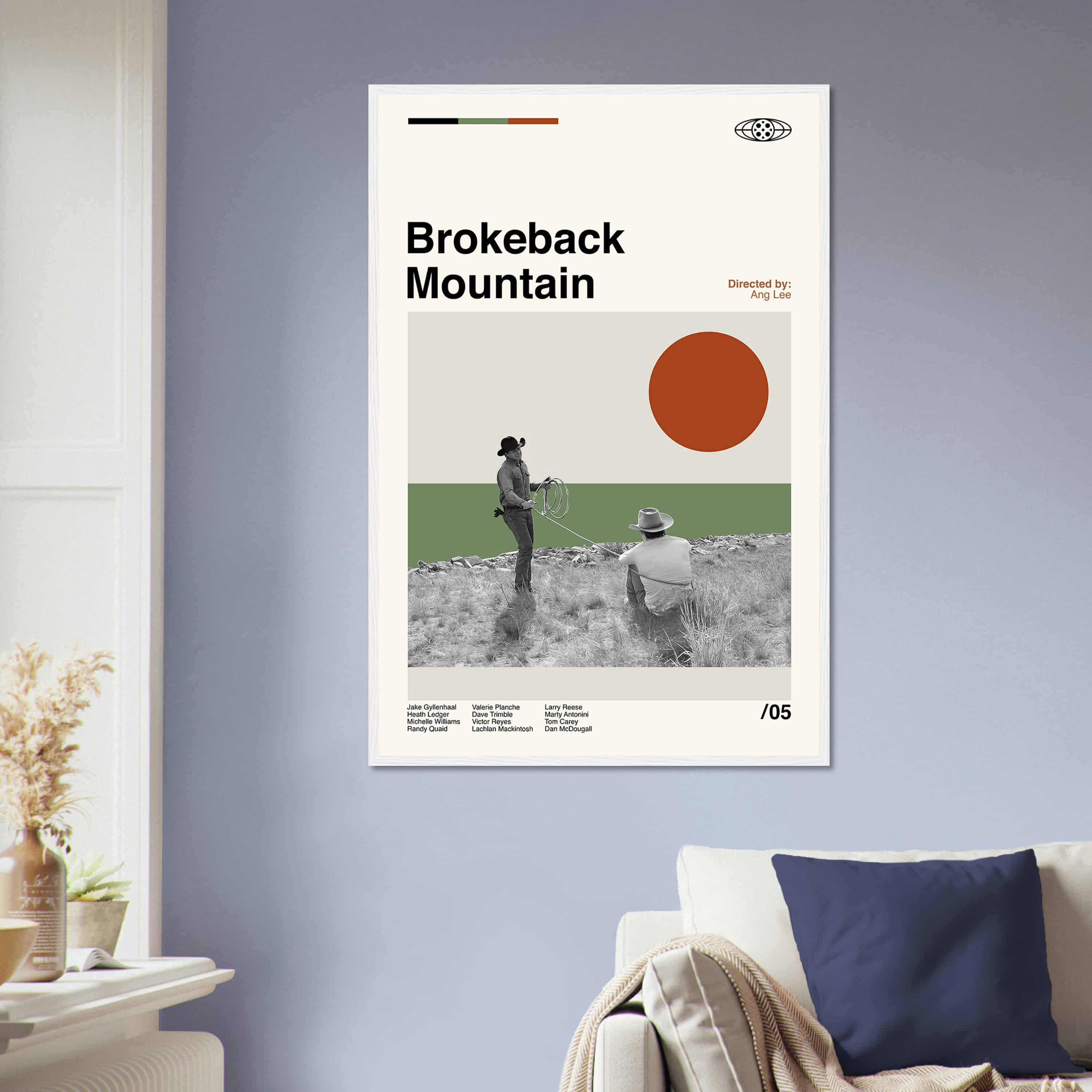 Brokeback Mountain Poster, Brokeback Mountain Movie, Vintage Modern ...