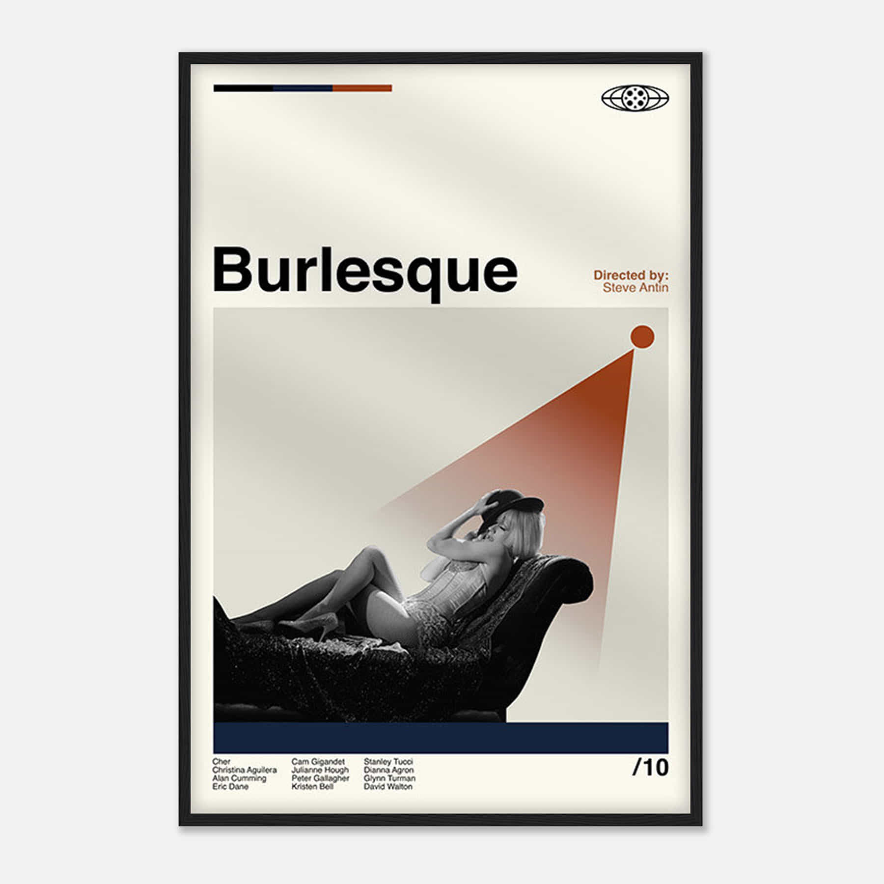 Burlesque Poster, Burlesque Print, Minimalist Movie Poster - Citiesbox