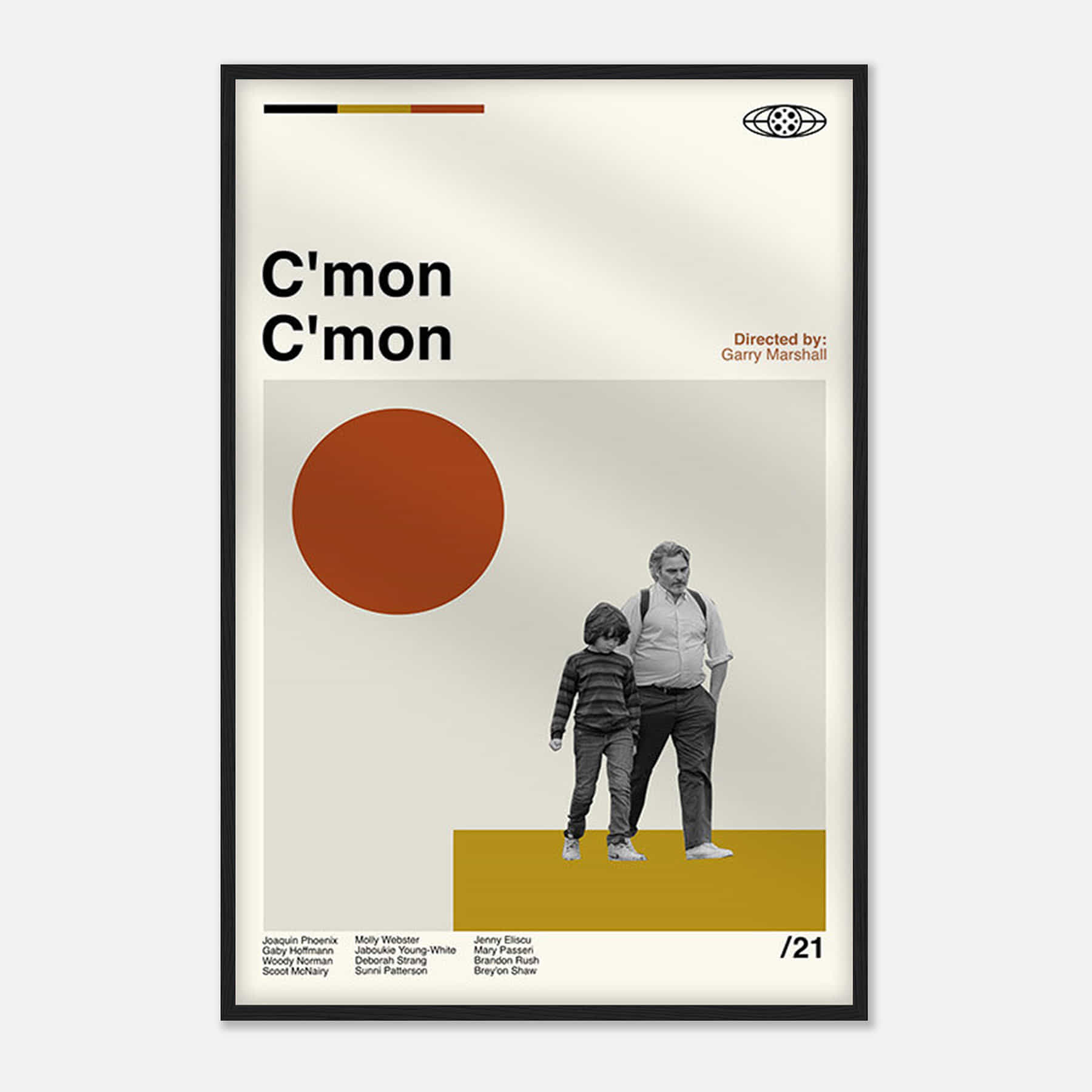 C'mon C'mon Poster, Minimalist Art, Vintage Retro - Citiesbox