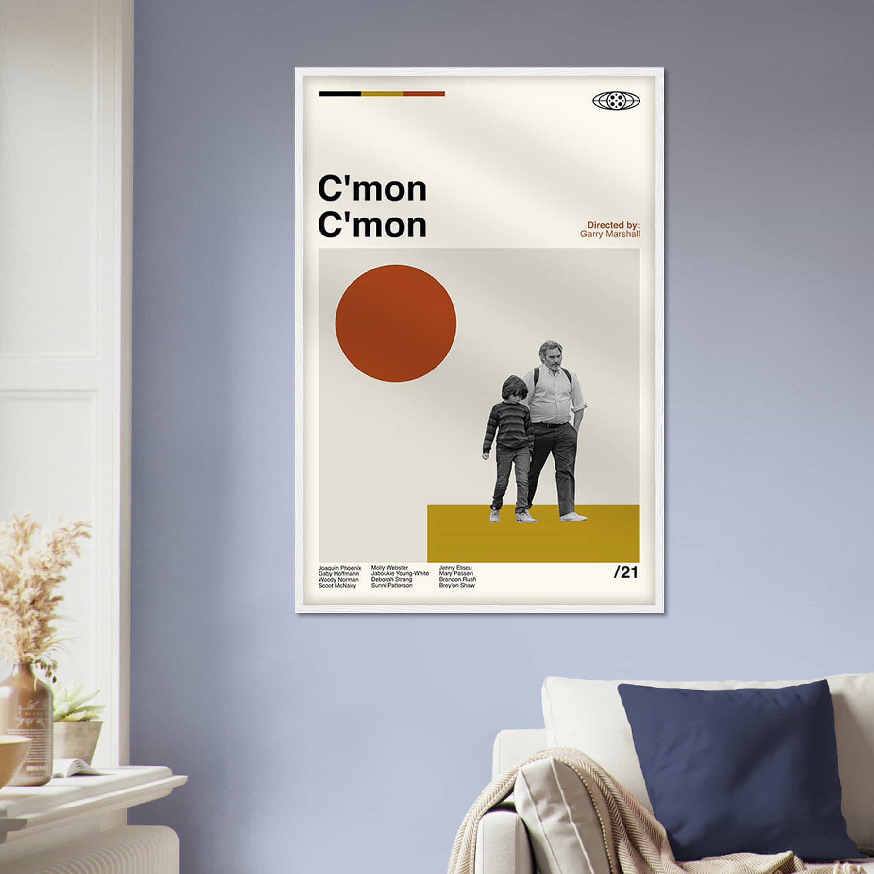 C'mon C'mon Poster, Minimalist Art, Vintage Retro - Citiesbox