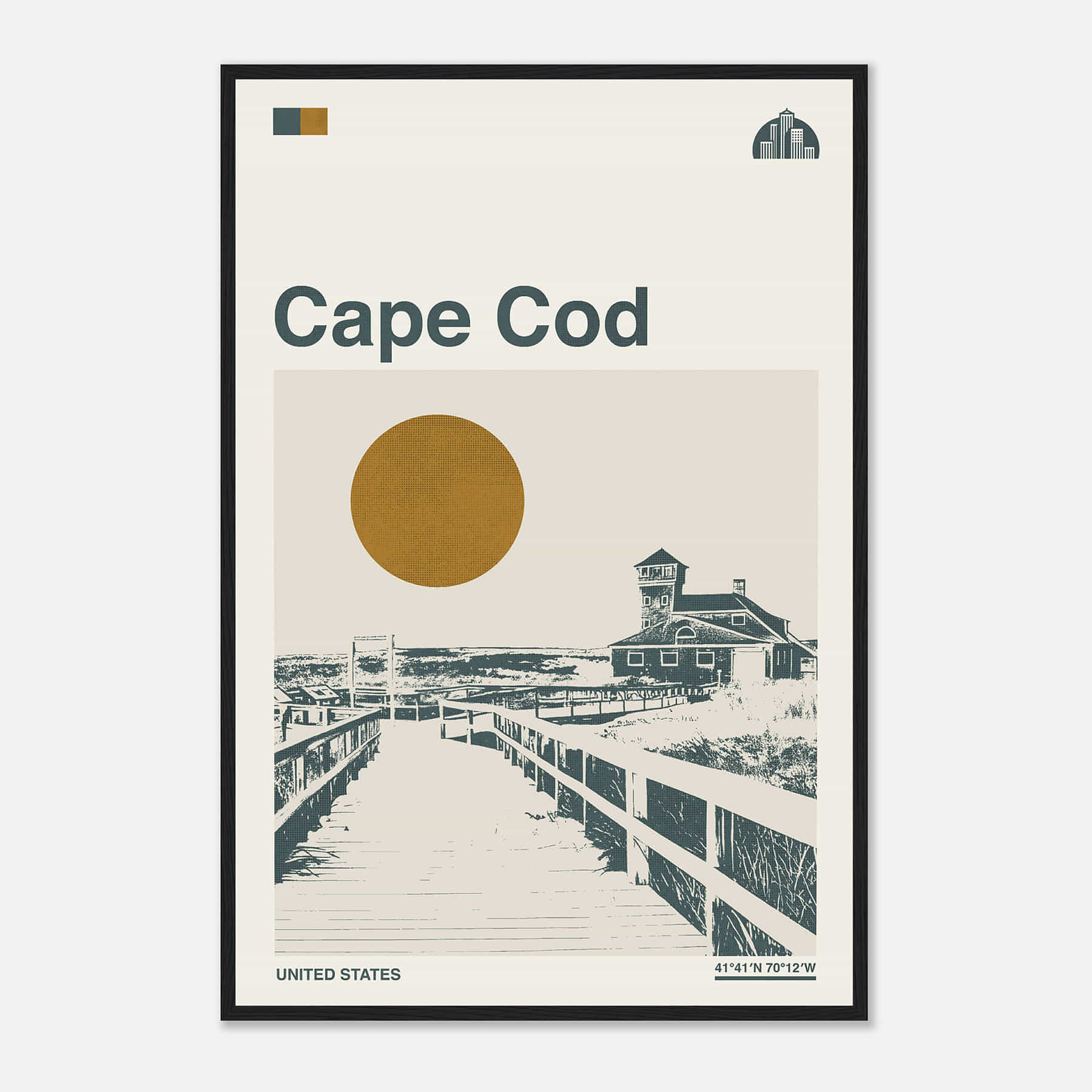Cape Cod Poster, Travel Print of Cape Cod, Massachusetts Poster Print ...