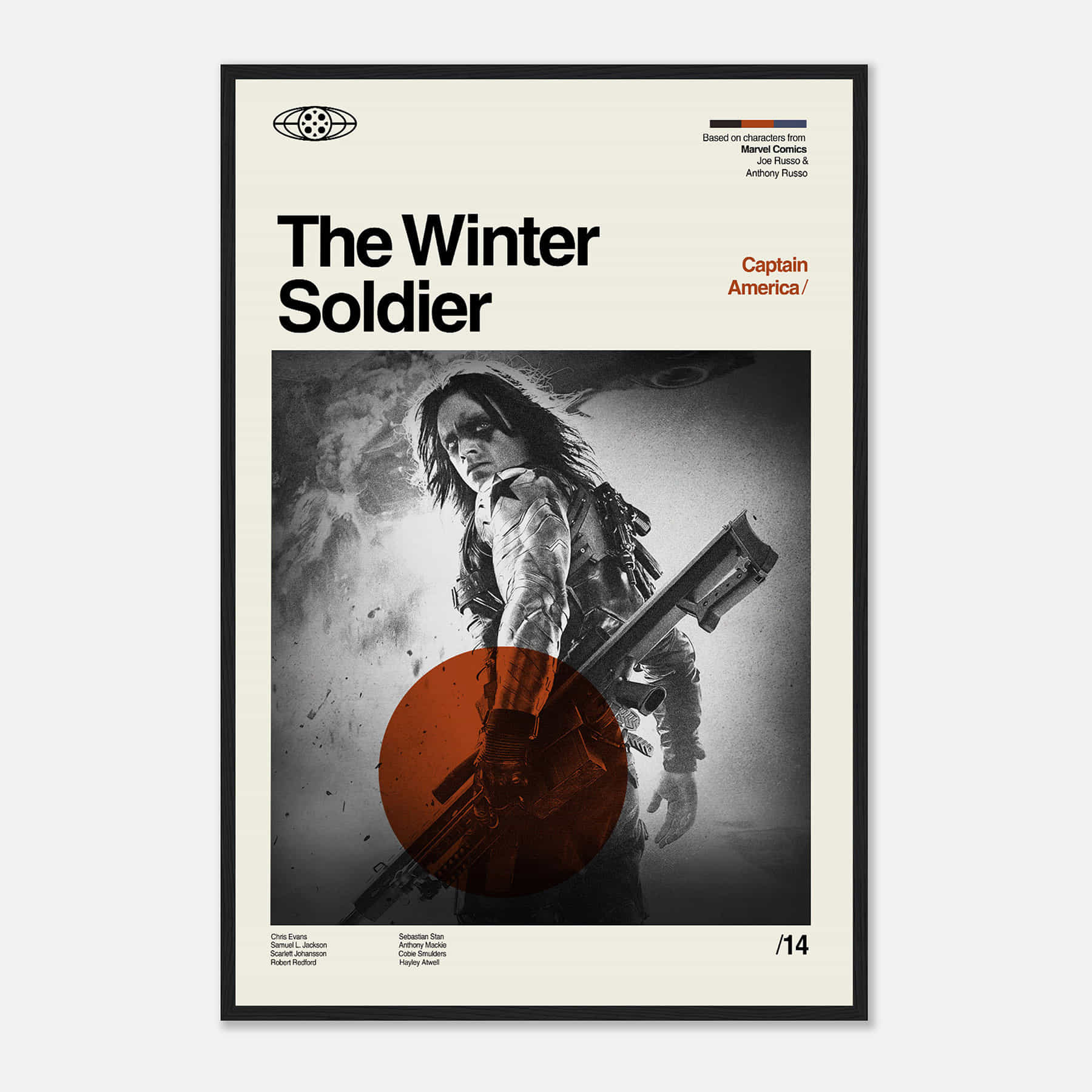 Captain America The Winter Soldier Poster, Movie Poster Art - Citiesbox
