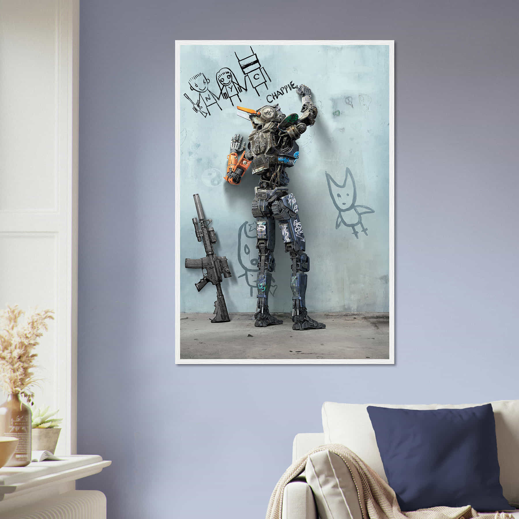 Chappie Movie Poster, Chappie (2015) Classic Vintage Movie Poster ...