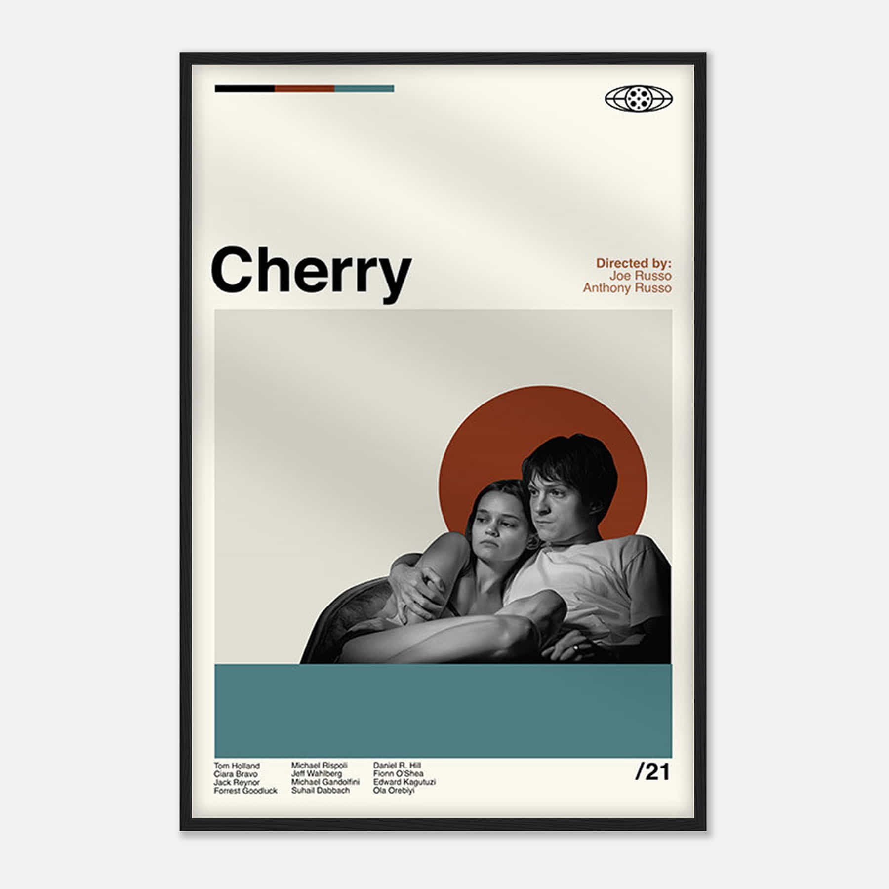 Cherry Poster, Minimalist Movie Poster, Vintage Retro - Citiesbox