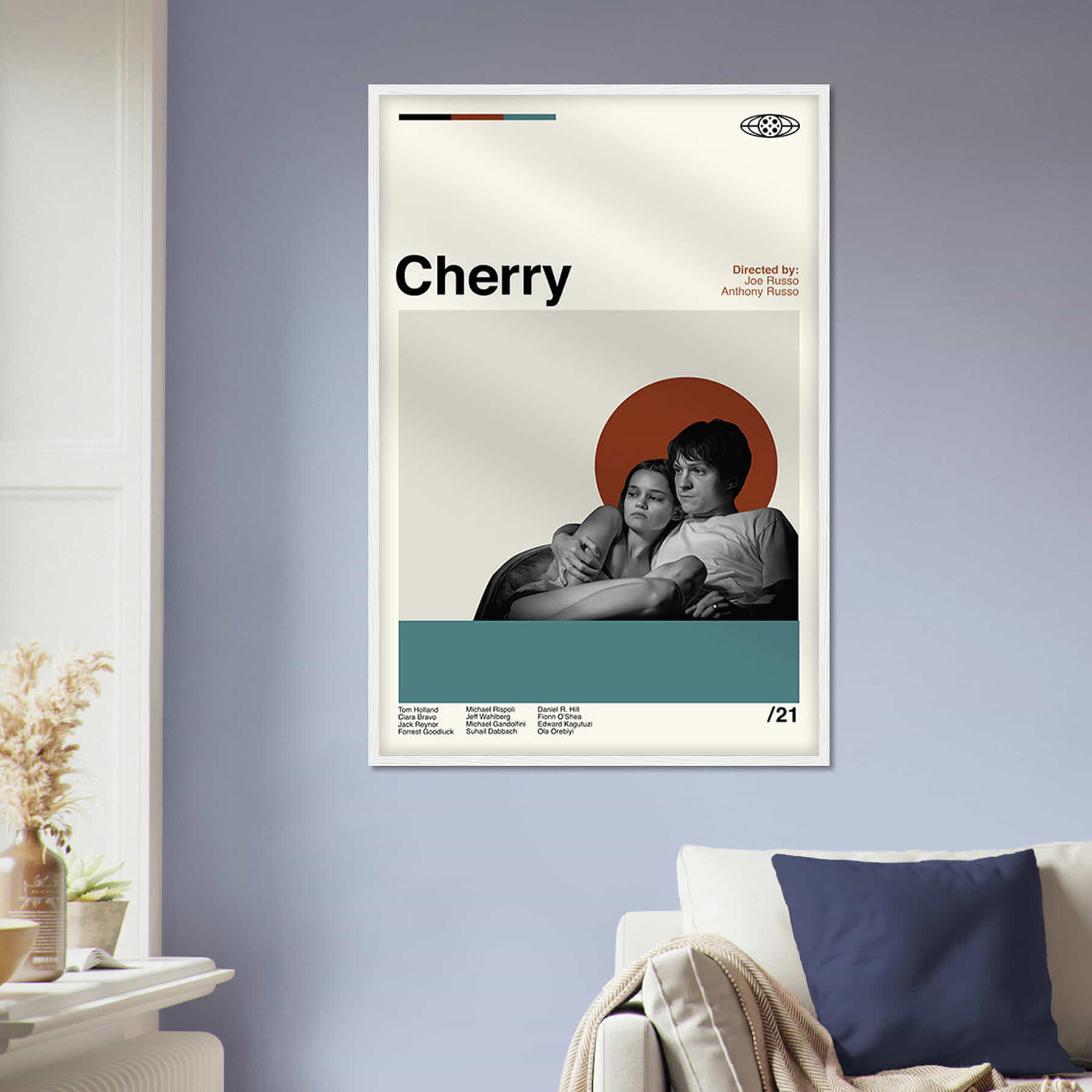 Cherry Poster, Minimalist Movie Poster, Vintage Retro - Citiesbox