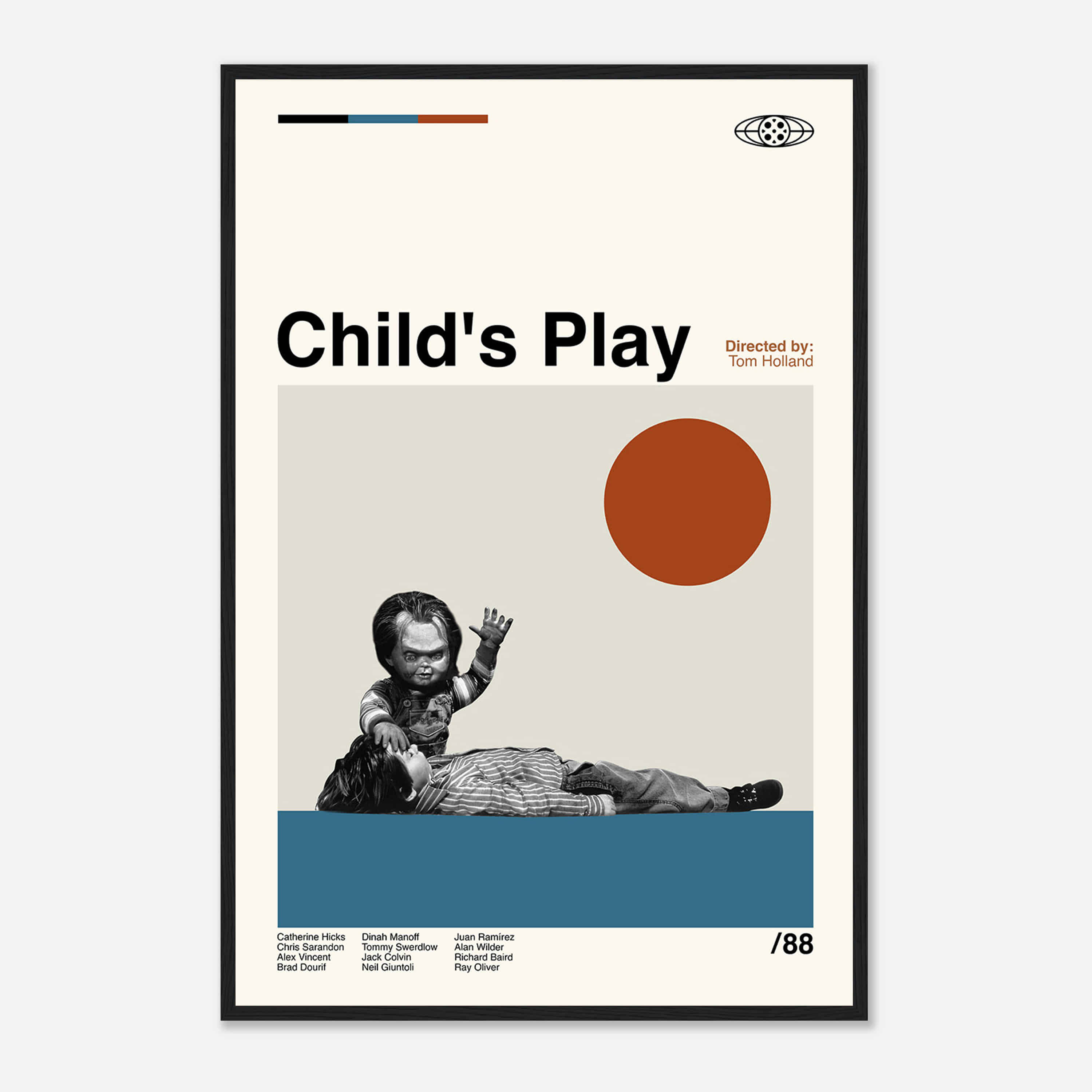 Child's Play Movie Poster, Don Mancini, Retro Movie - Citiesbox Child's Play Movie Poster, Don Mancini, Retro Movie - Citiesbox