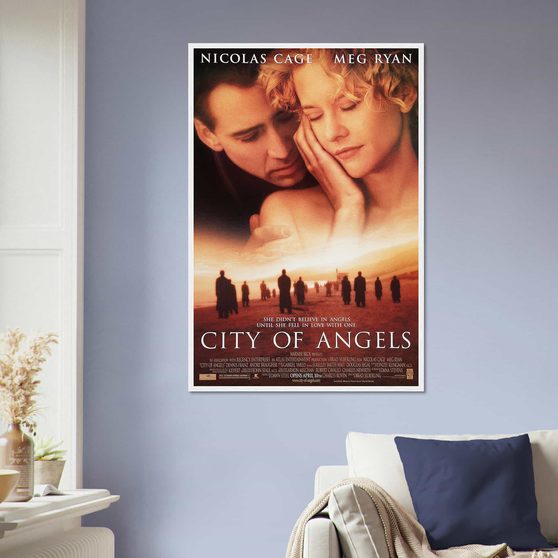 City of Angels (1998) Movie Poster, Nicolas Cage Classic Movie Poster ...