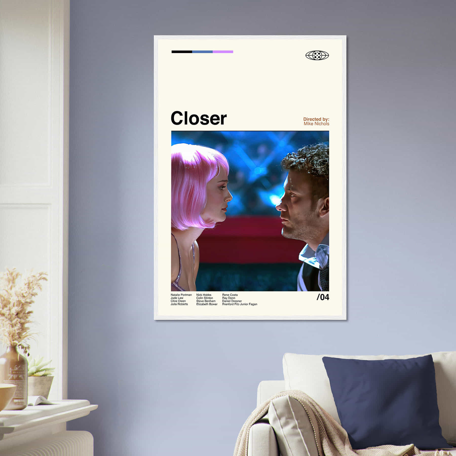 Closer Movie Poster, Closer Movie, Retro Movie Poster - Citiesbox