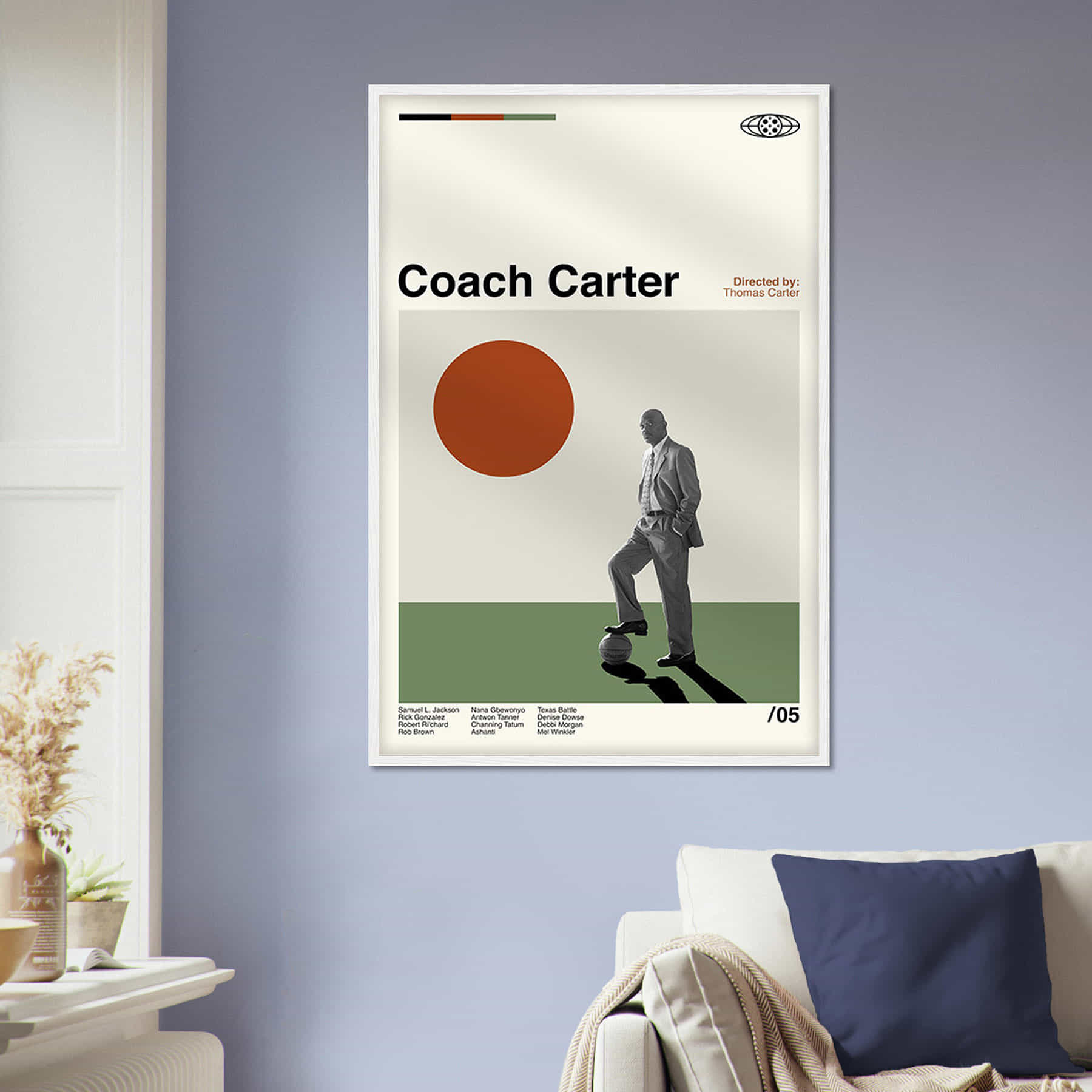 Coach Carter Poster, Minimalist Movie, Vintage Retro - Citiesbox