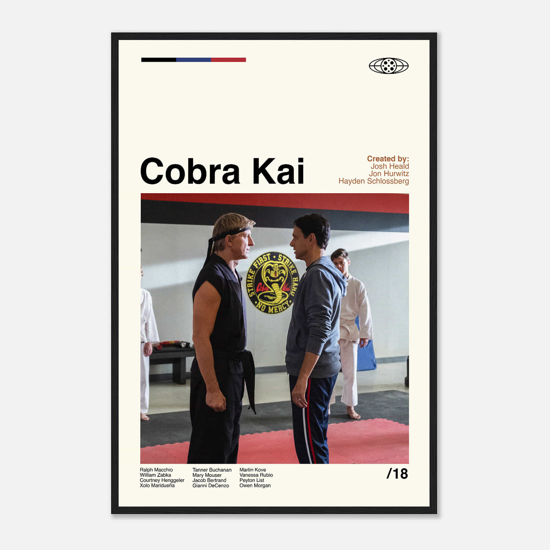 Cobra Kai Poster, Cobra Kai Movie, Retro Movie Poster - Citiesbox