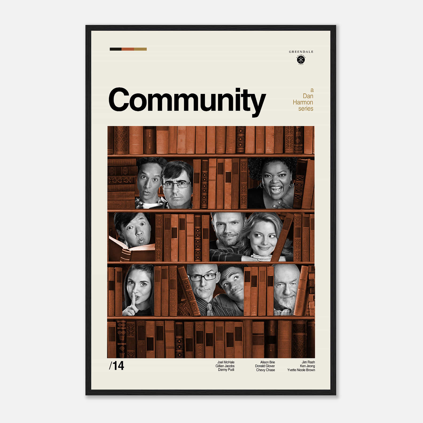 Community Movie, Community Movie Poster, Retro Movie Poster - Citiesbox