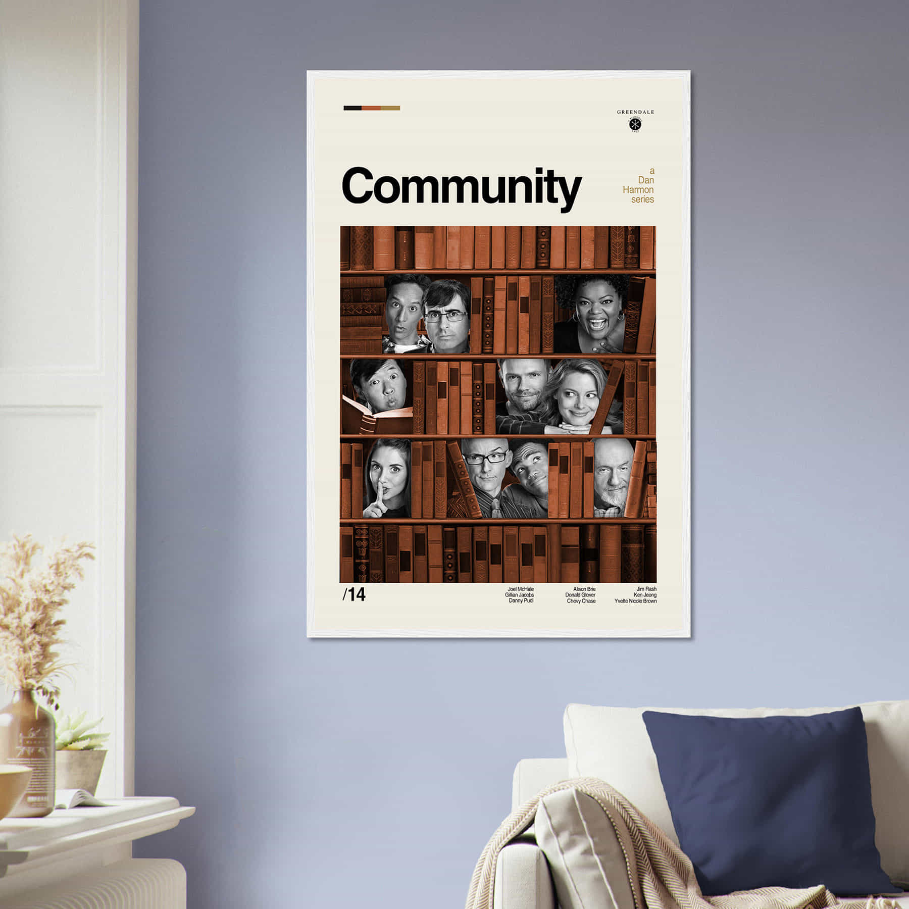 Community Movie, Community Movie Poster, Retro Movie Poster - Citiesbox