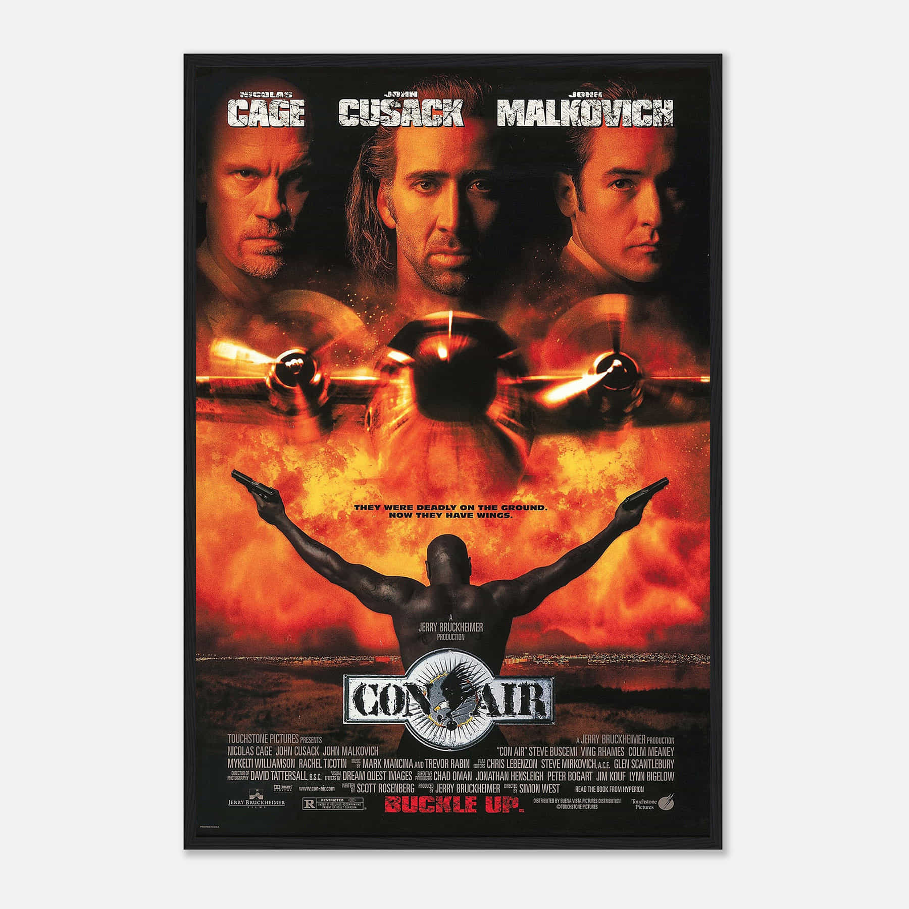 Con Air (1997) Movie Poster, Con Air Classic Vintage Movie Poster ...