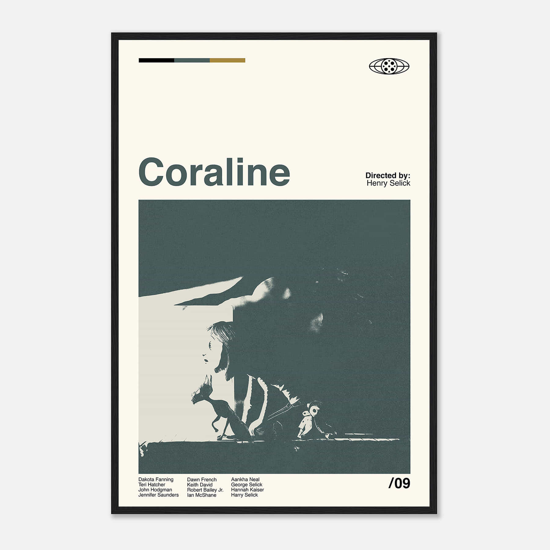 Coraline Movie Poster, Coraline Print, Modern Movie Poster - Citiesbox