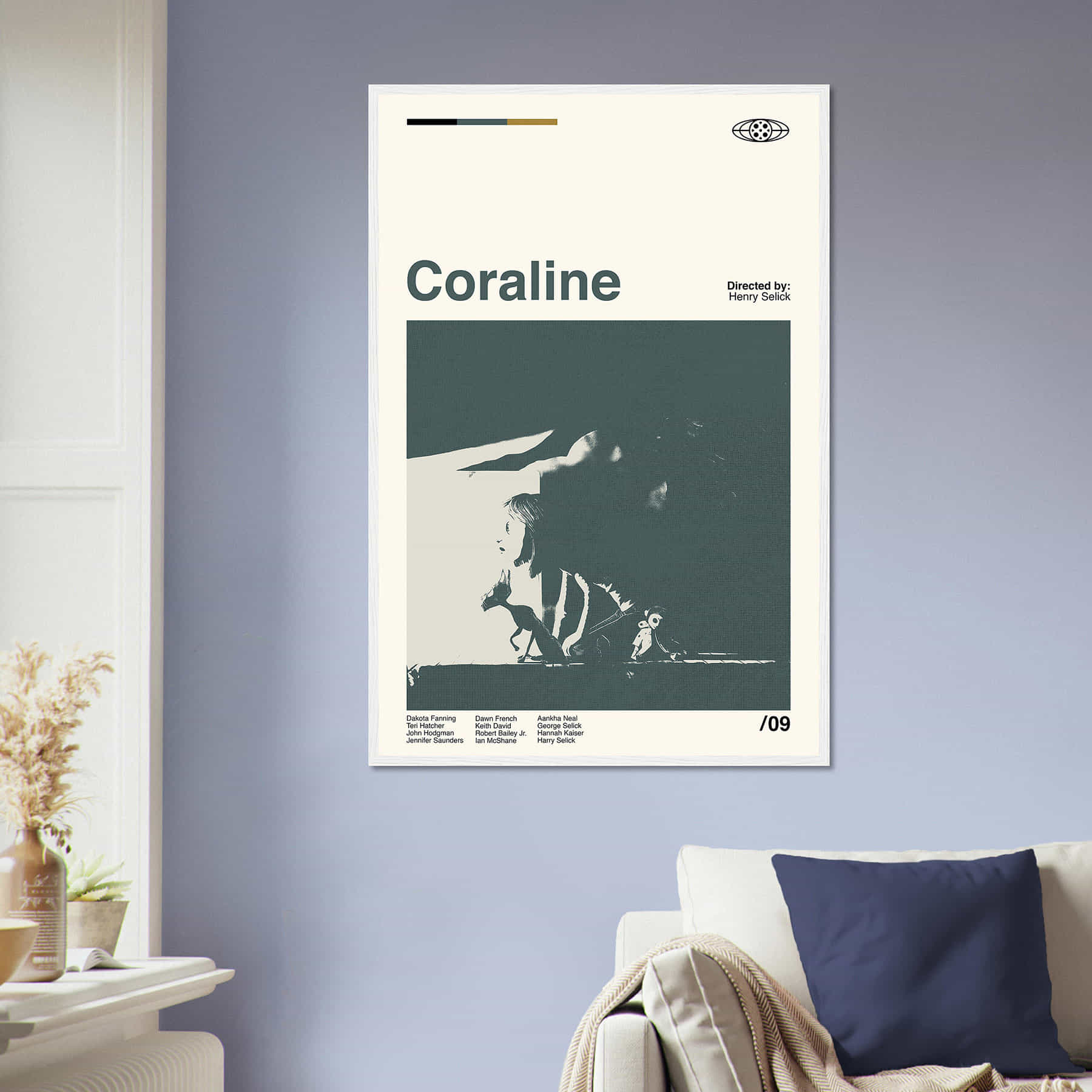 Coraline Movie Poster, Coraline Print, Modern Movie Poster - Citiesbox