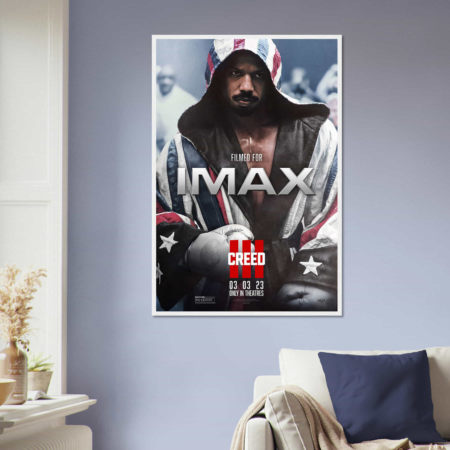 CREED III Movie Poster, Creed III Vintage Movie Poster, Classic Movie ...