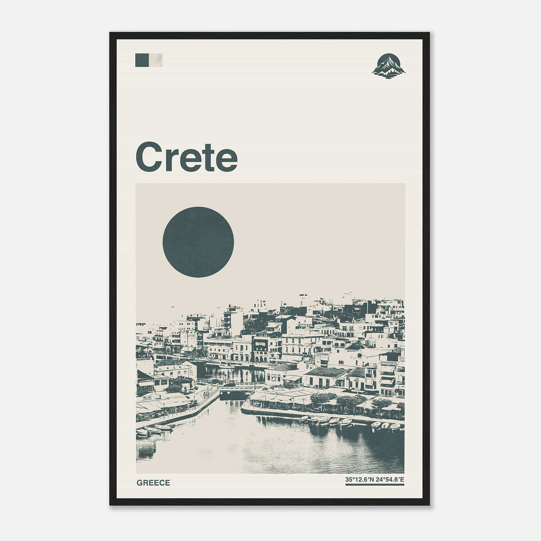 Crete Travel Poster, Crete Art, Greece Poster - Citiesbox
