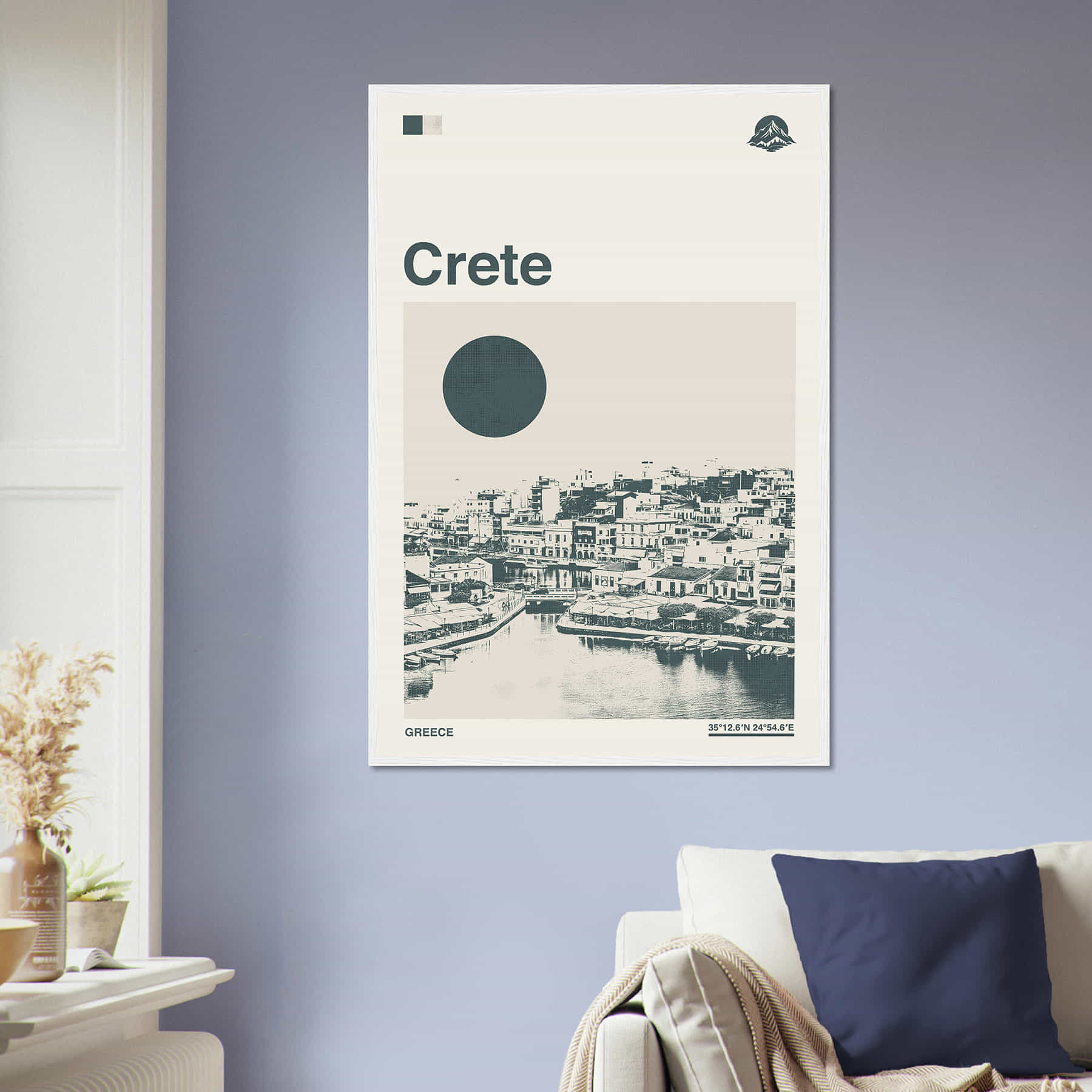 Crete Travel Poster, Crete Art, Greece Poster - Citiesbox
