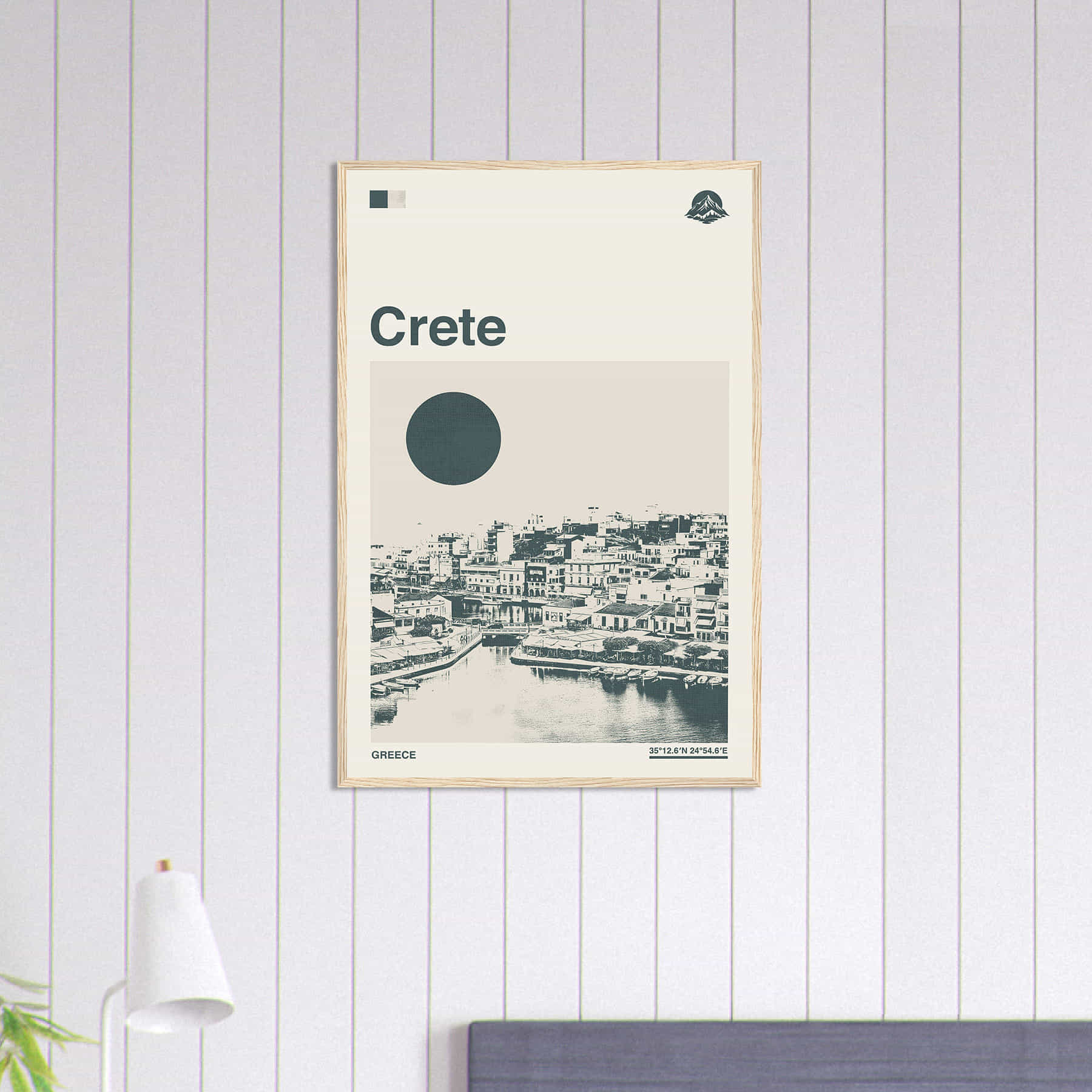Crete Travel Poster, Crete Art, Greece Poster - Citiesbox