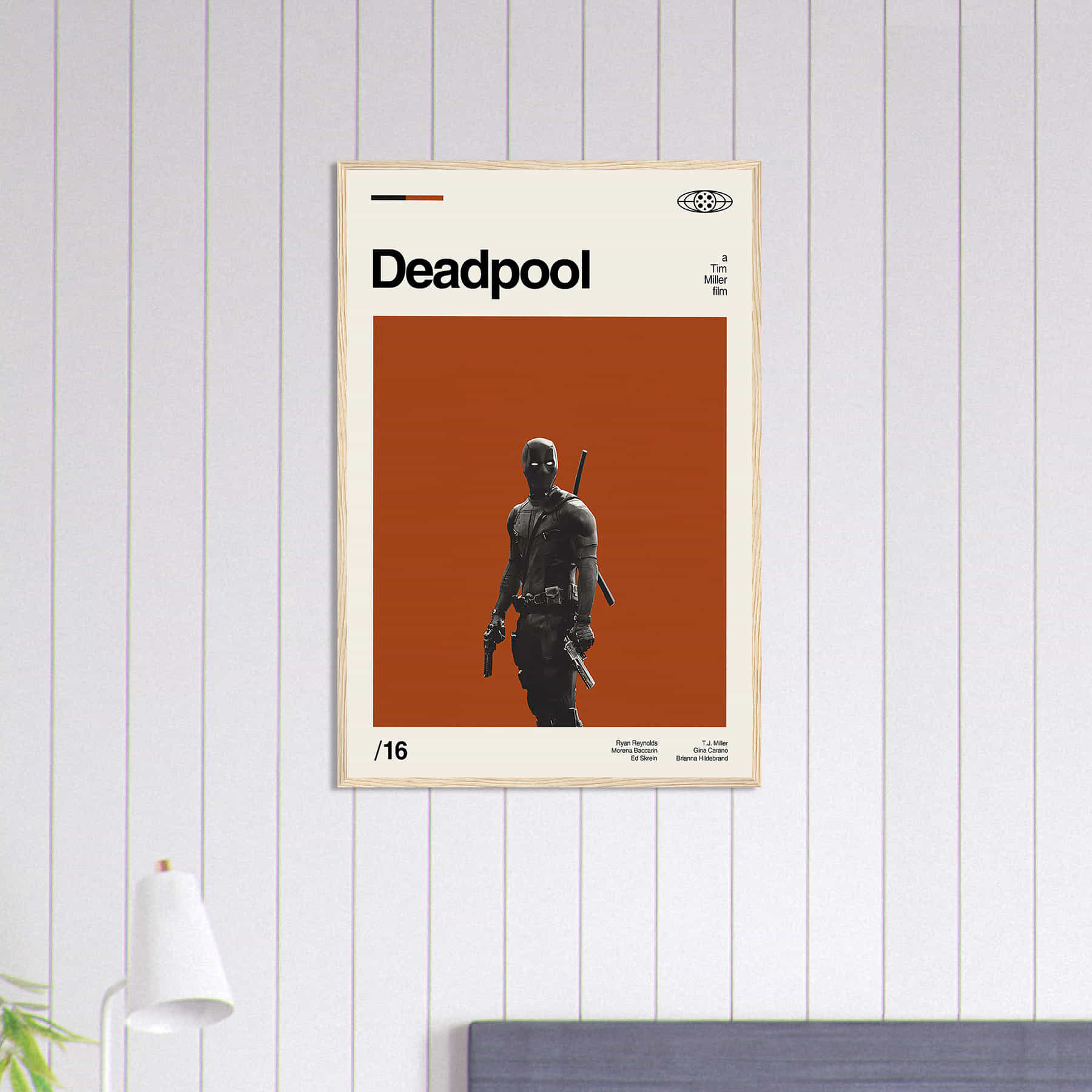 Deadpool Poster, Deadpool Movie Poster, Mid Century Art - Citiesbox