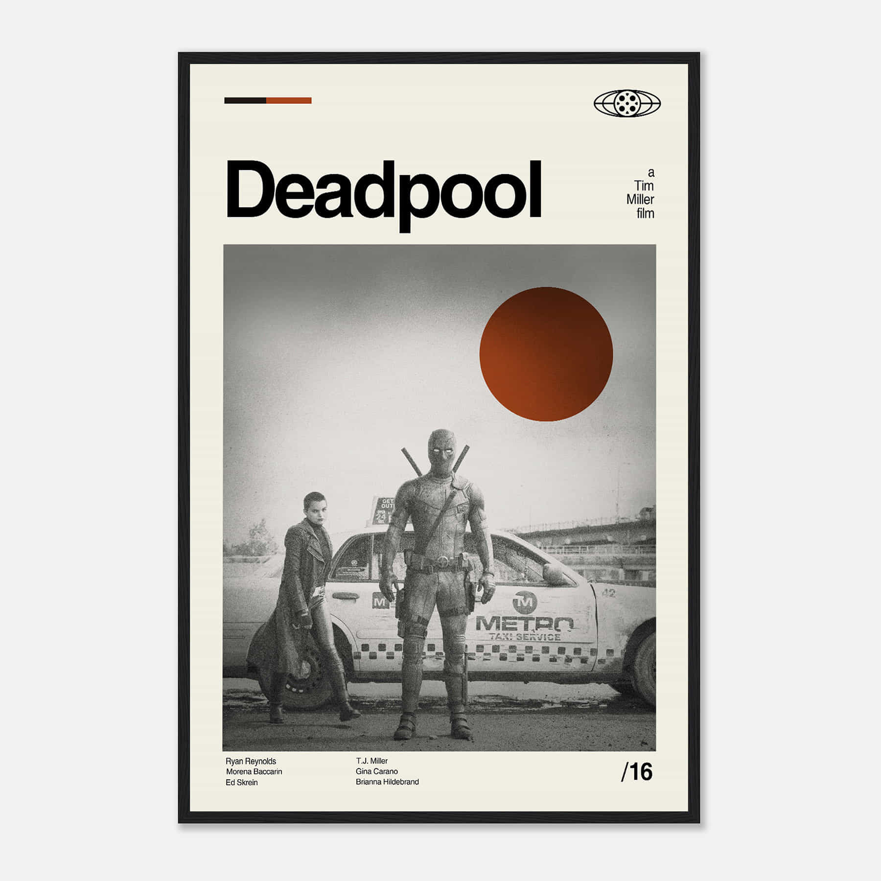 Deadpool Poster, Deadpool Movie Print, Tim Miler - Citiesbox