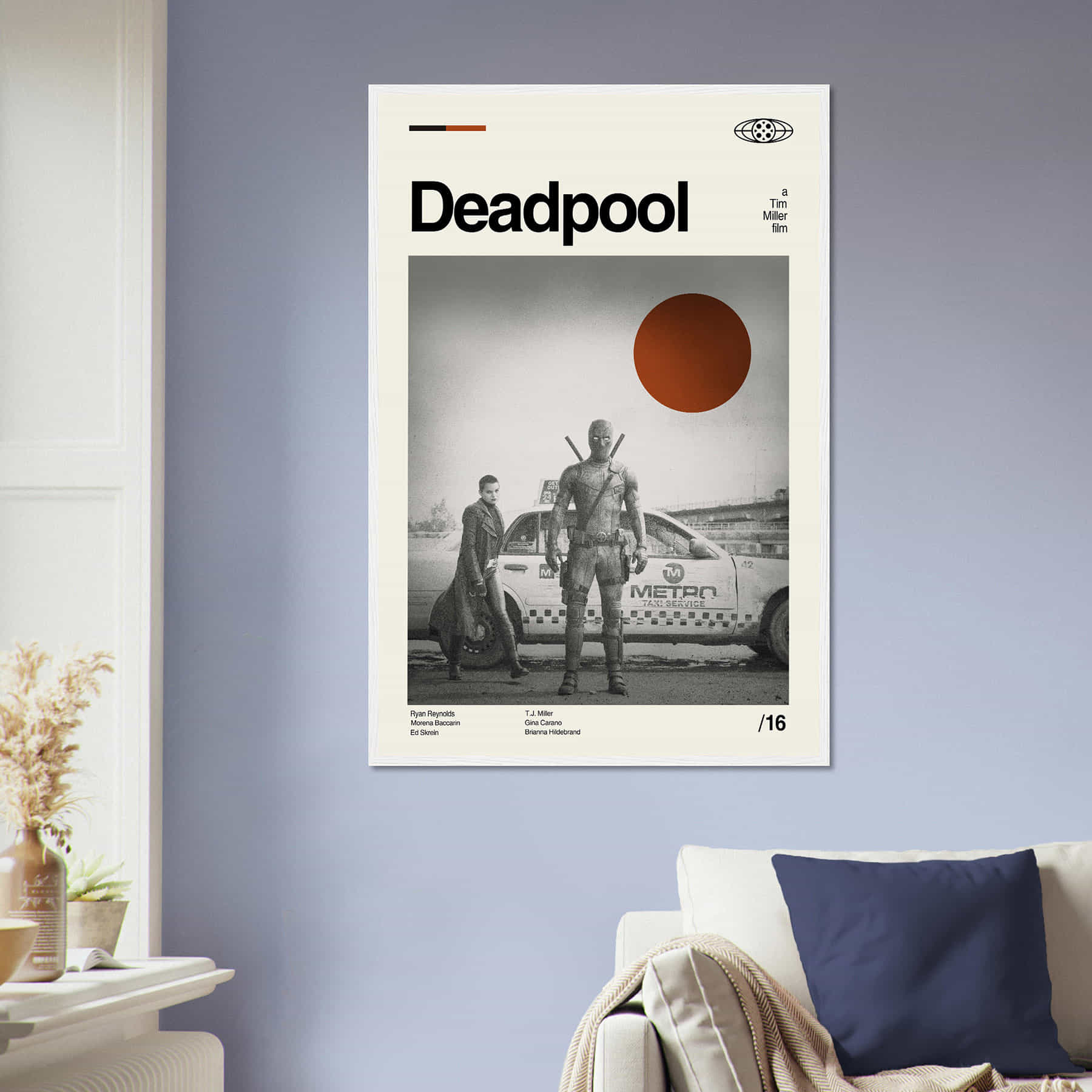Deadpool Poster, Deadpool Movie Print, Tim Miler - Citiesbox