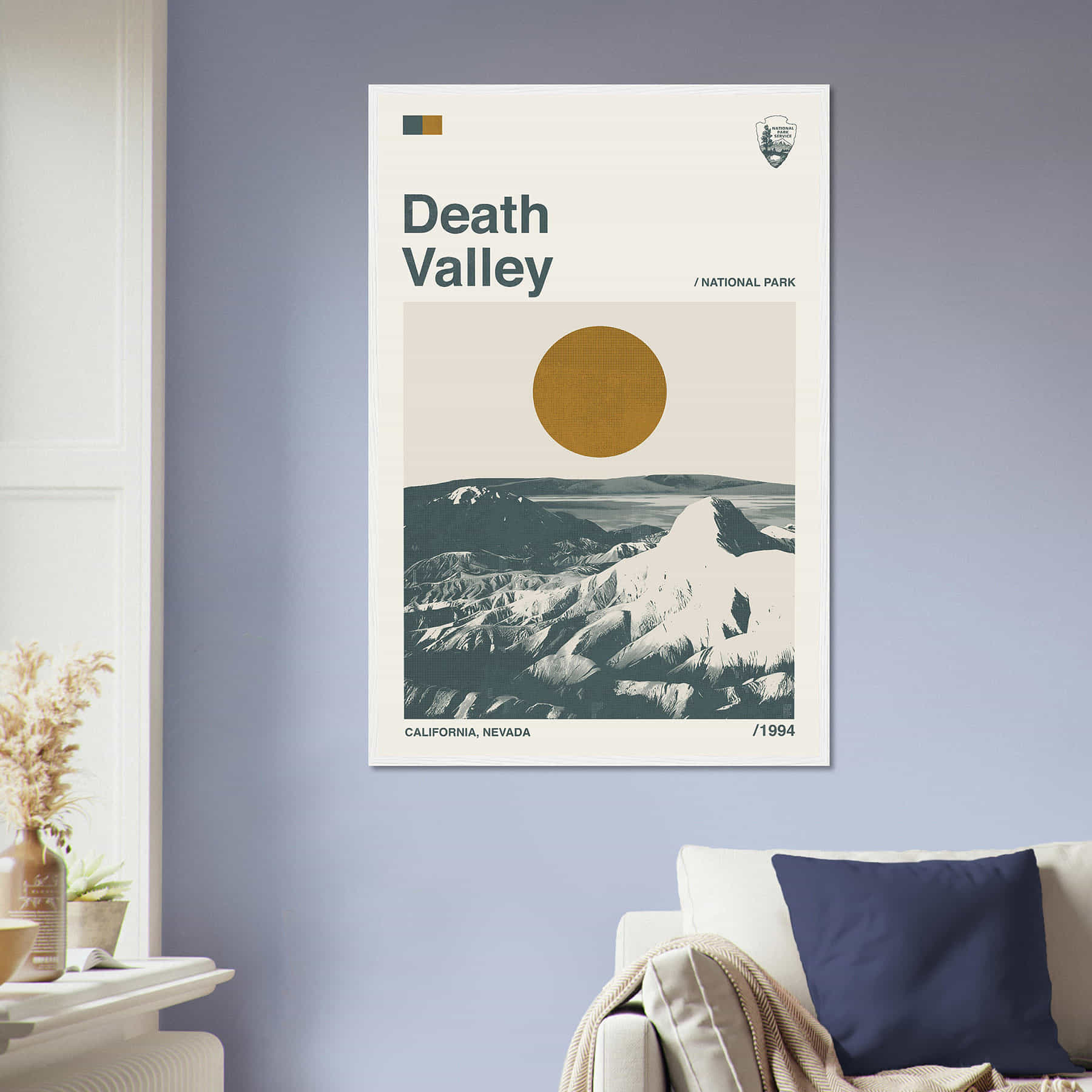 Death Valley Travel Poster, Death Valley Art, California Poster - Citiesbox