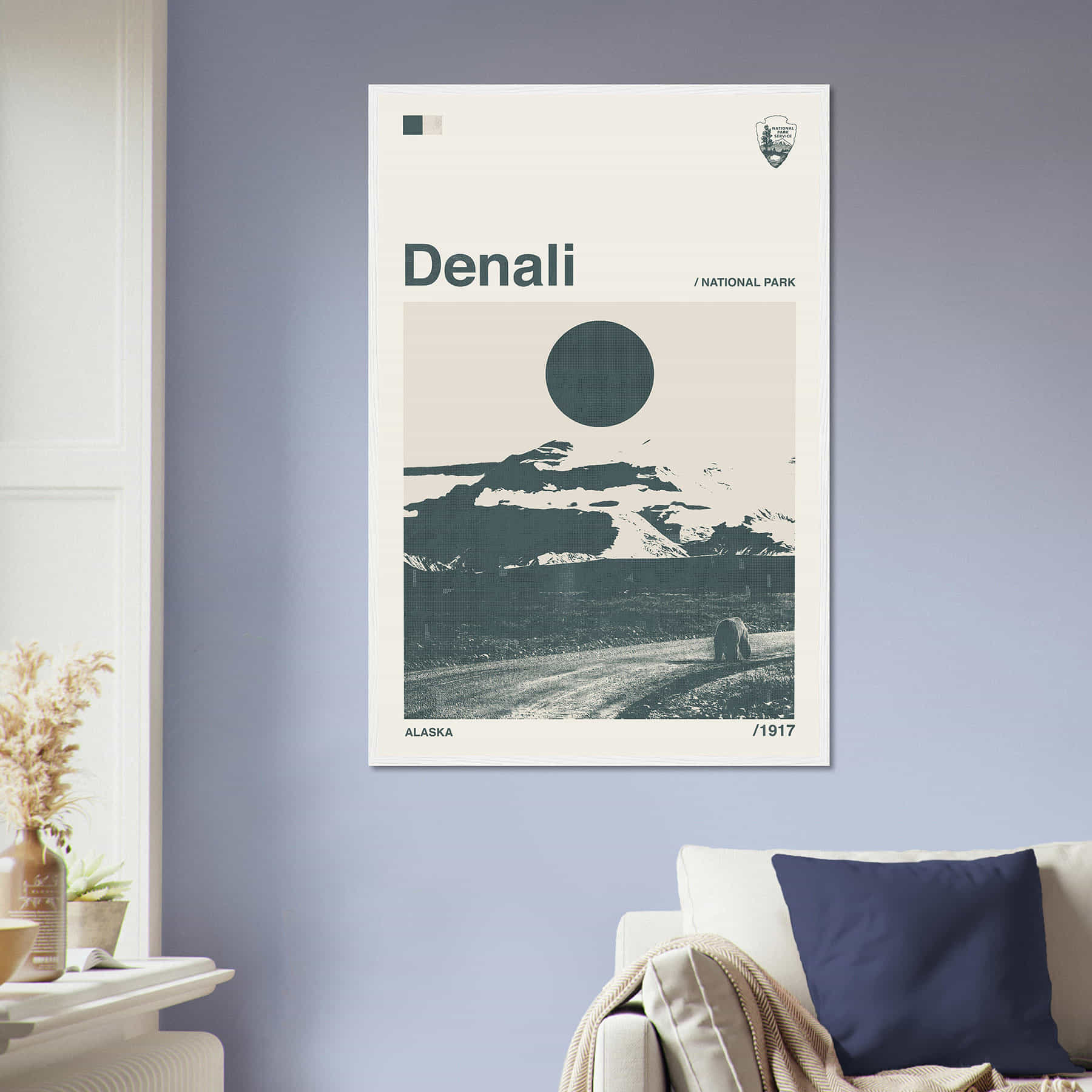 Denali Travel Poster, Denali Travel, Alaska Print - Citiesbox