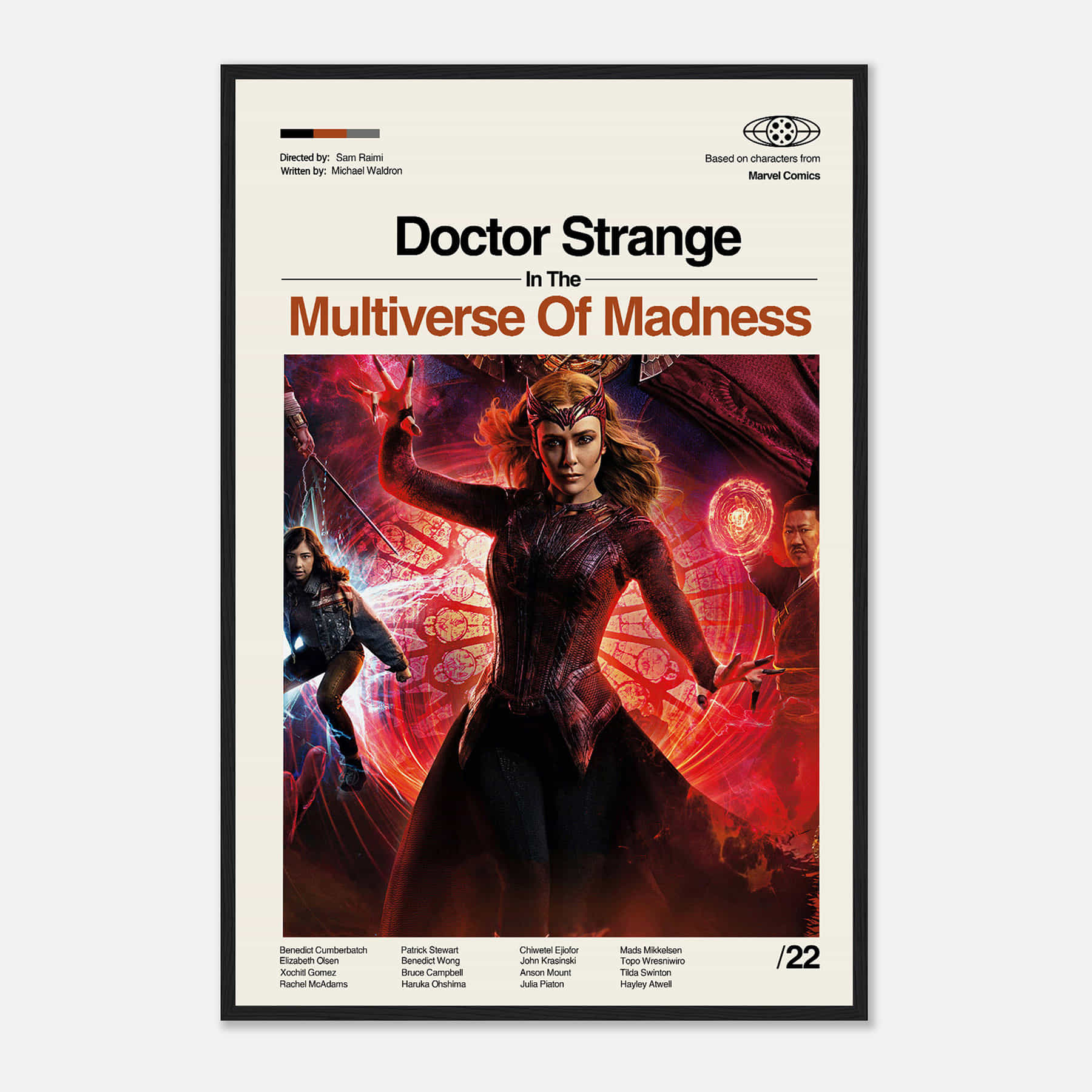 Doctor Strange In The Multiverse Of Madness Poster Movie, Minimalist ...