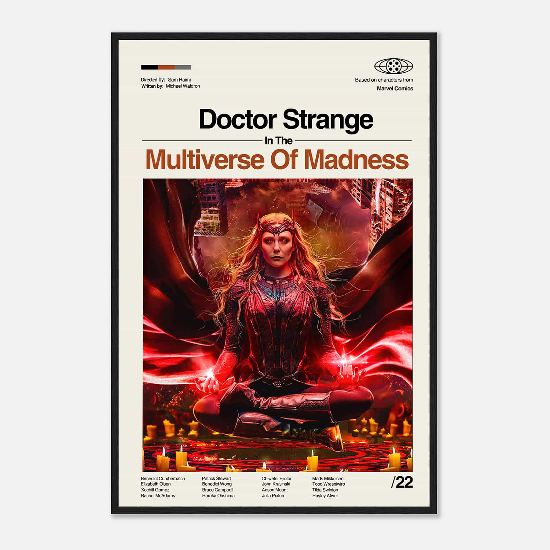 Doctor Strange In The Multiverse Of Madness Poster Movie, Vintage ...