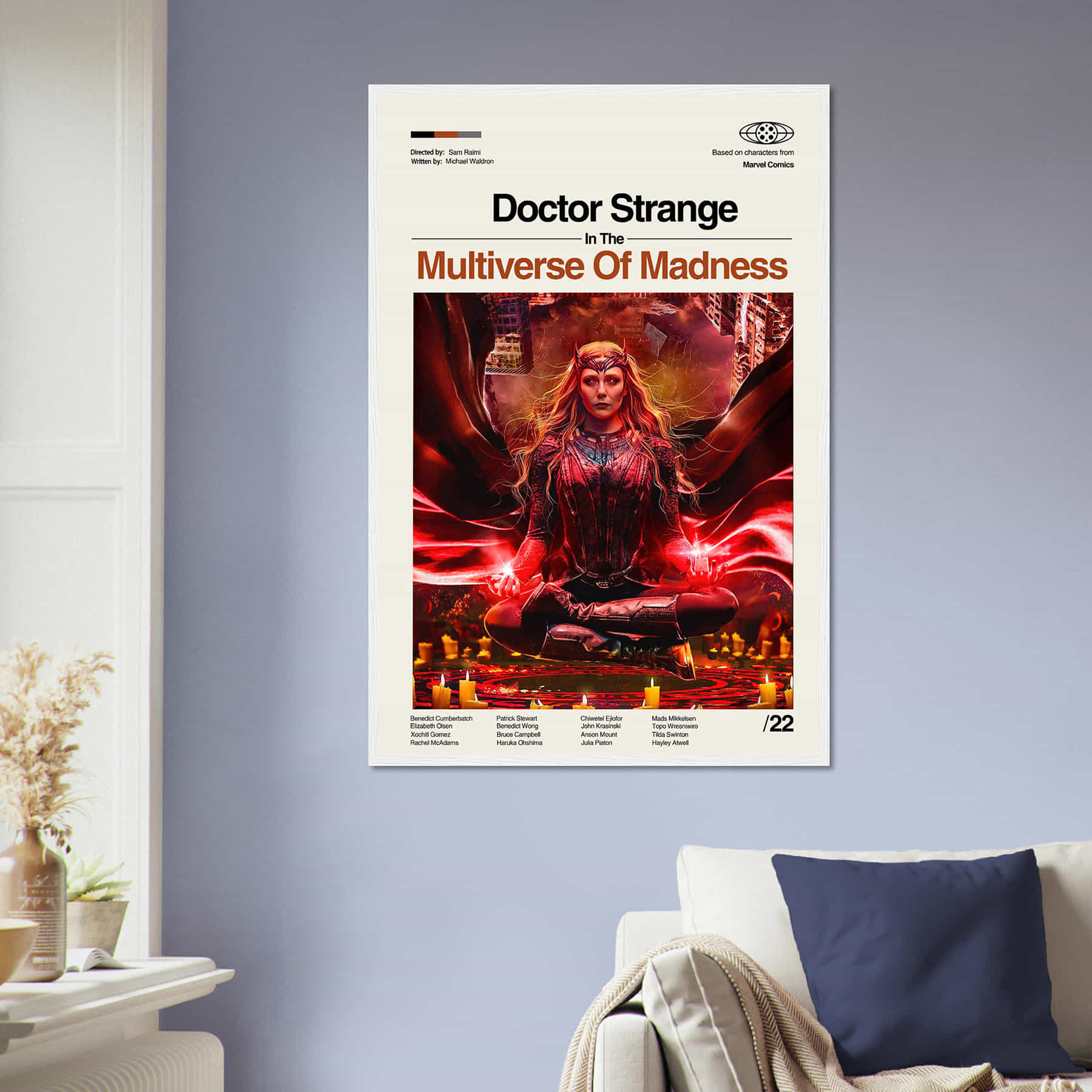 Doctor Strange In The Multiverse Of Madness Poster Movie, Vintage ...