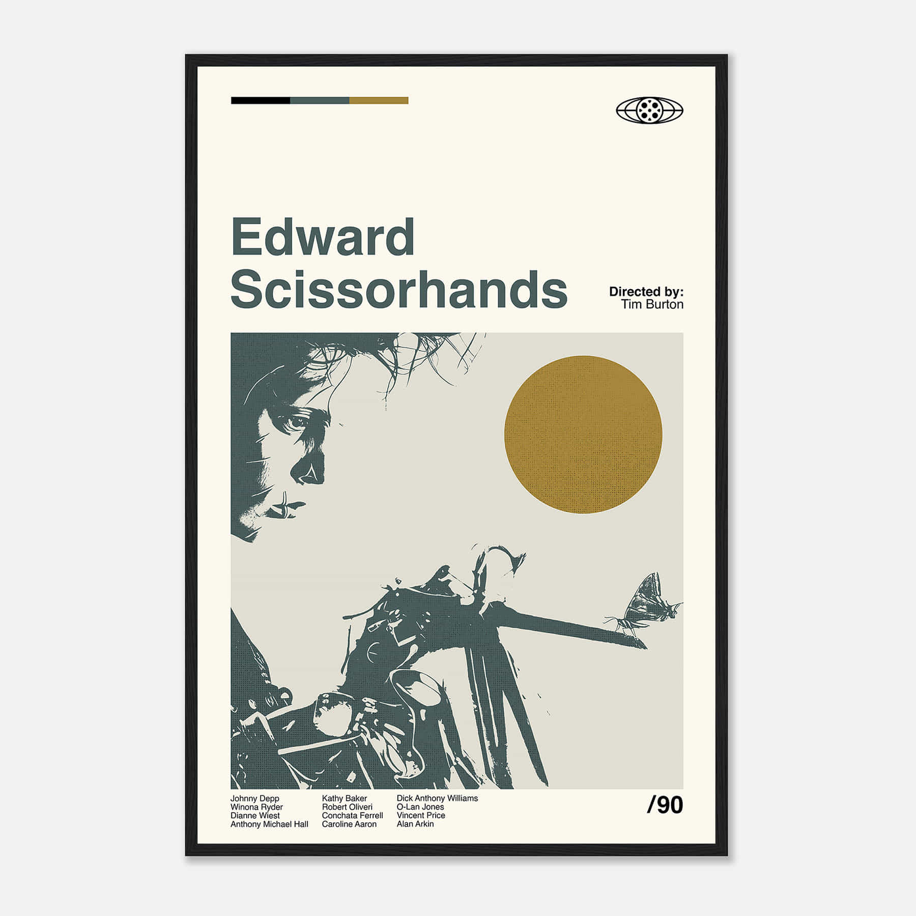 Edward Scissorhands Poster, Edward Scissorhands Print, Tim Burton Art ...