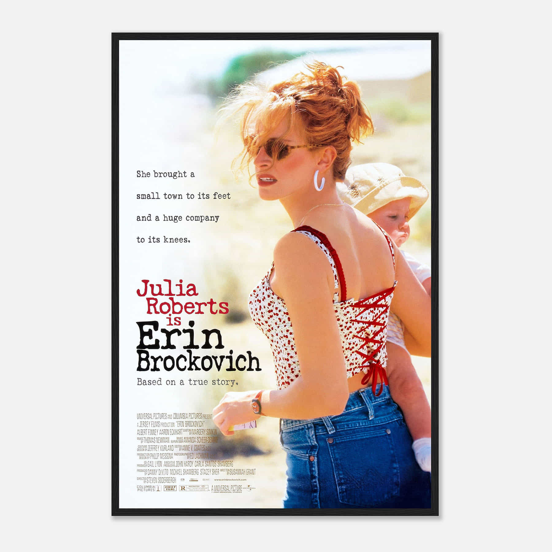 Erin Brockovich Movie Poster, Erin Brockovich Classic Vintage Movie ...