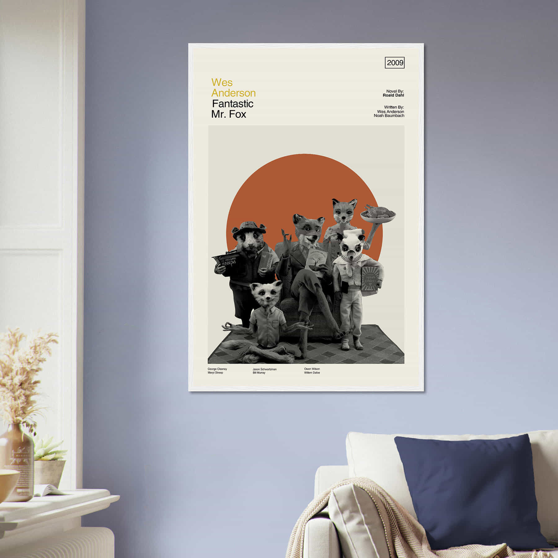Fantastic Mr Fox Movie Poster, Fantastic Mr Fox Poster, Minimalist ...