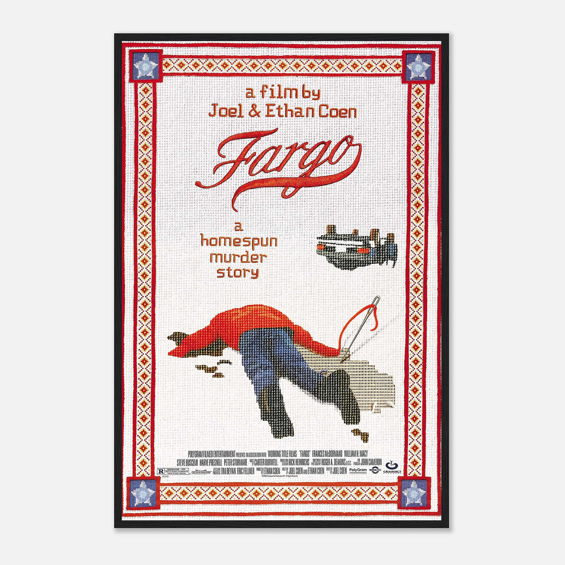 Fargo (1996) Movie Poster, Fargo Classic Vintage Suspense Movies Poster ...