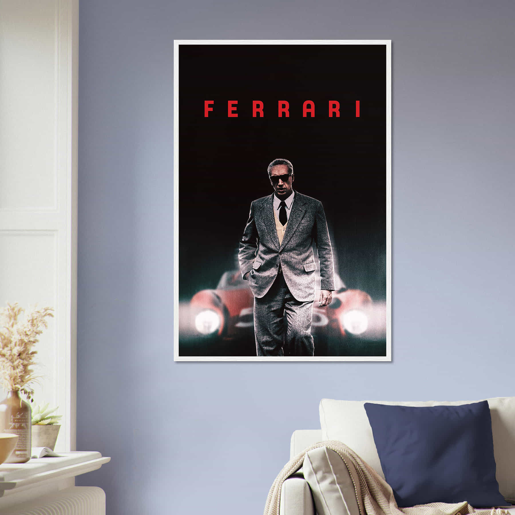 Ferrari Movie Poster, Ferrari (2023) Classic Movie Poster, High Quality ...
