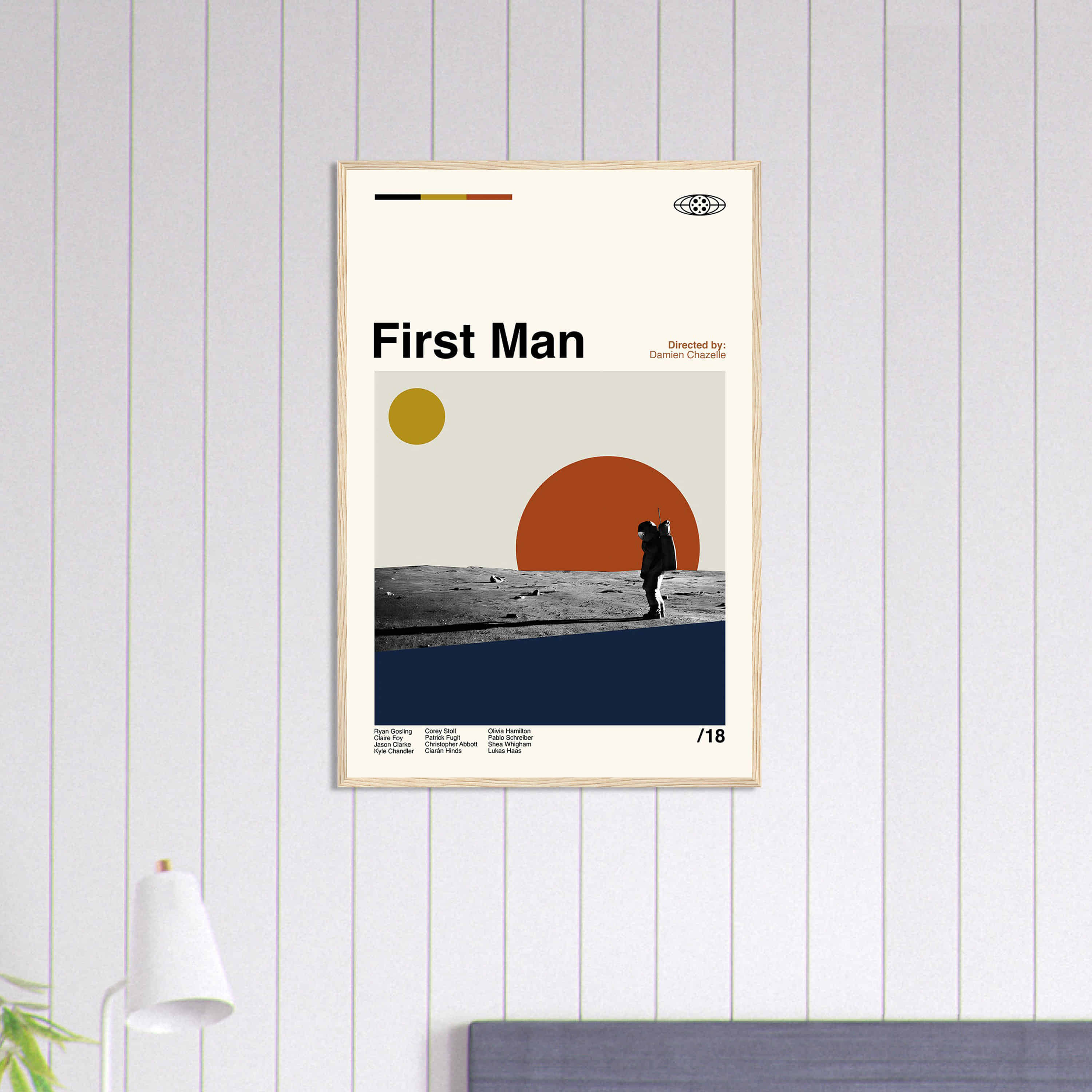 First Man Poster, First Man Print, Movie Poster - Citiesbox