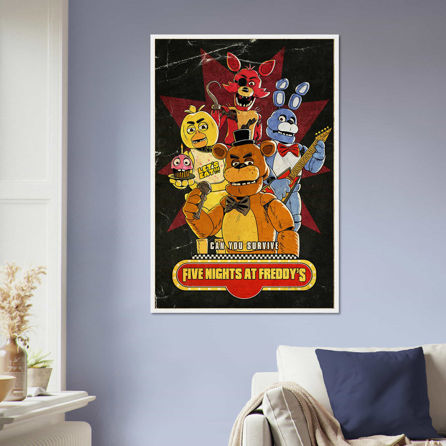 Five Nights at Freddy's Movie Poster, Five Nights at Freddy'sVintage ...