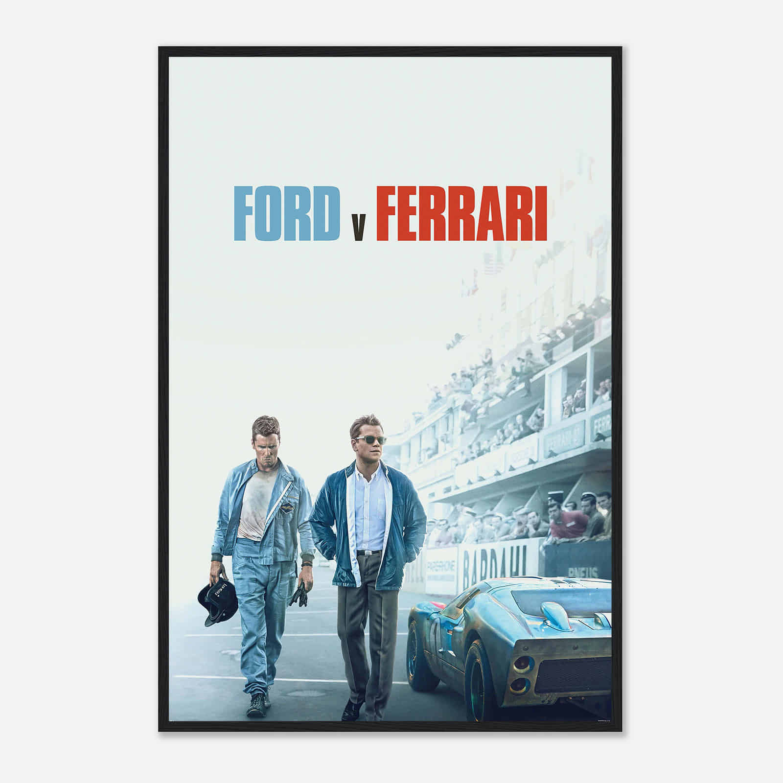 Ford v Ferrari Movie Poster, Ford v Ferrari Classic Movie Poster, Matt ...