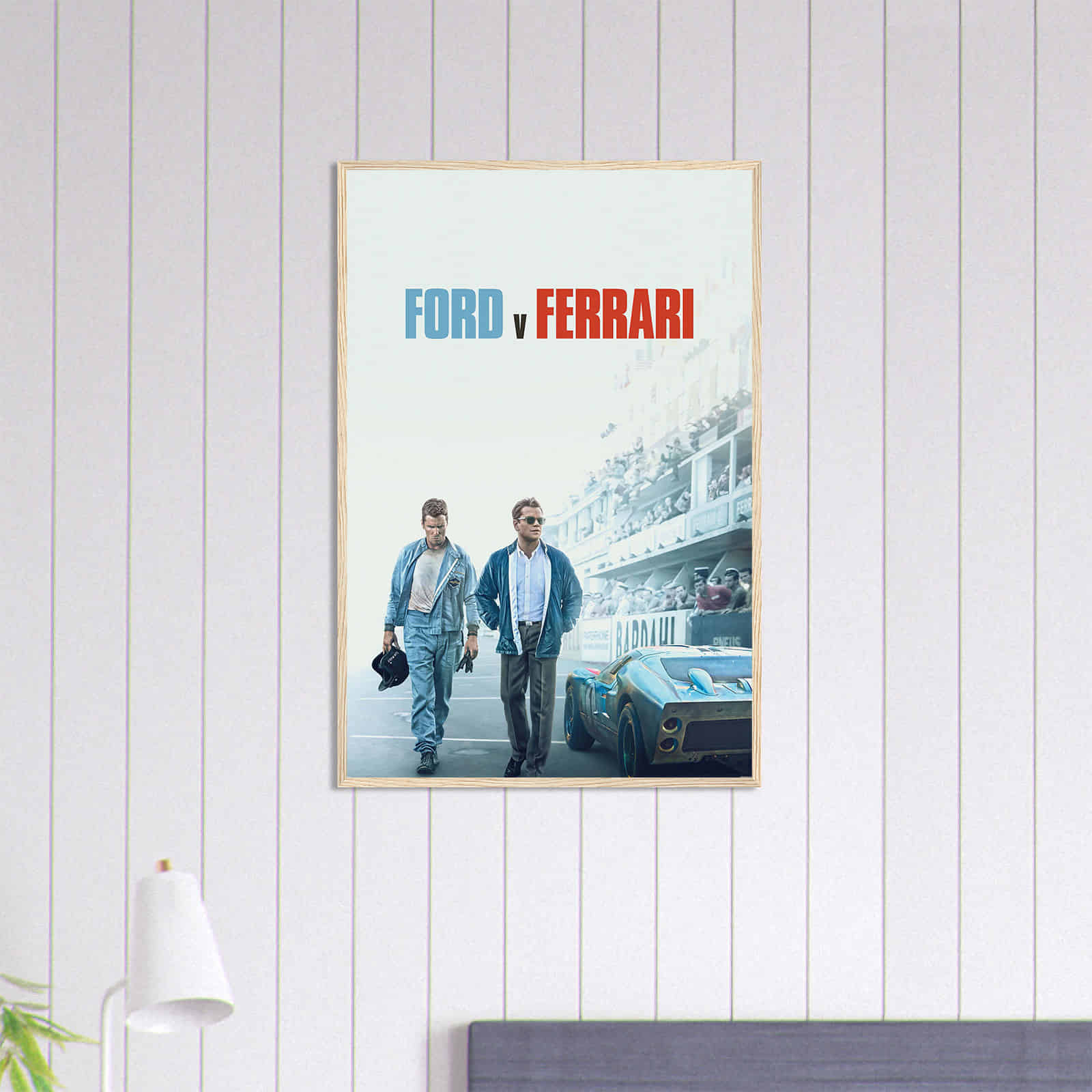 Ford v Ferrari Movie Poster, Ford v Ferrari Classic Movie Poster, Matt ...