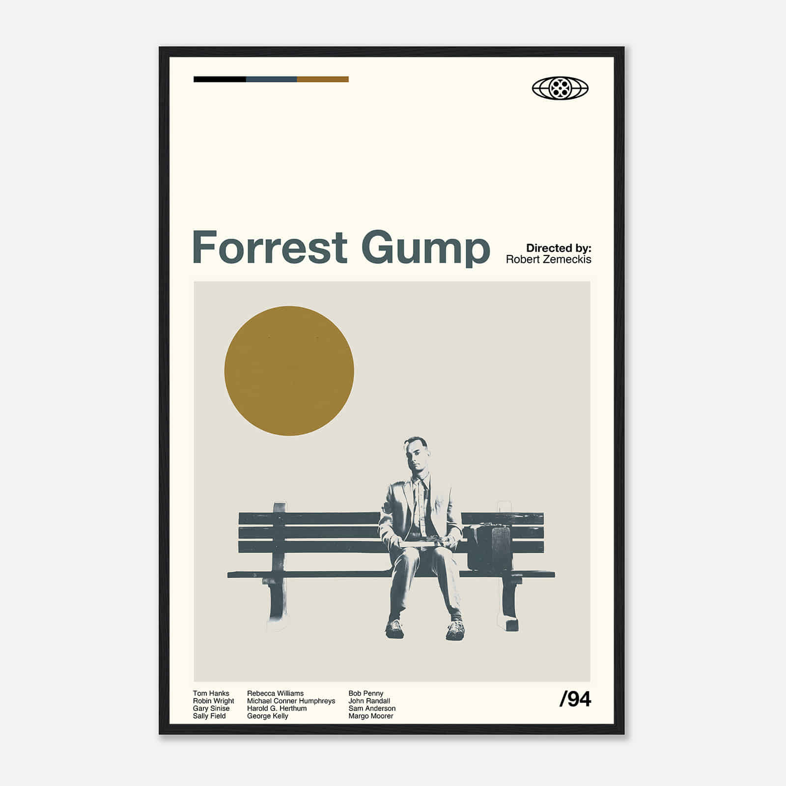 Forrest Gump Movie Poster, Forrest Gump Print, Modern Movie Poster ...