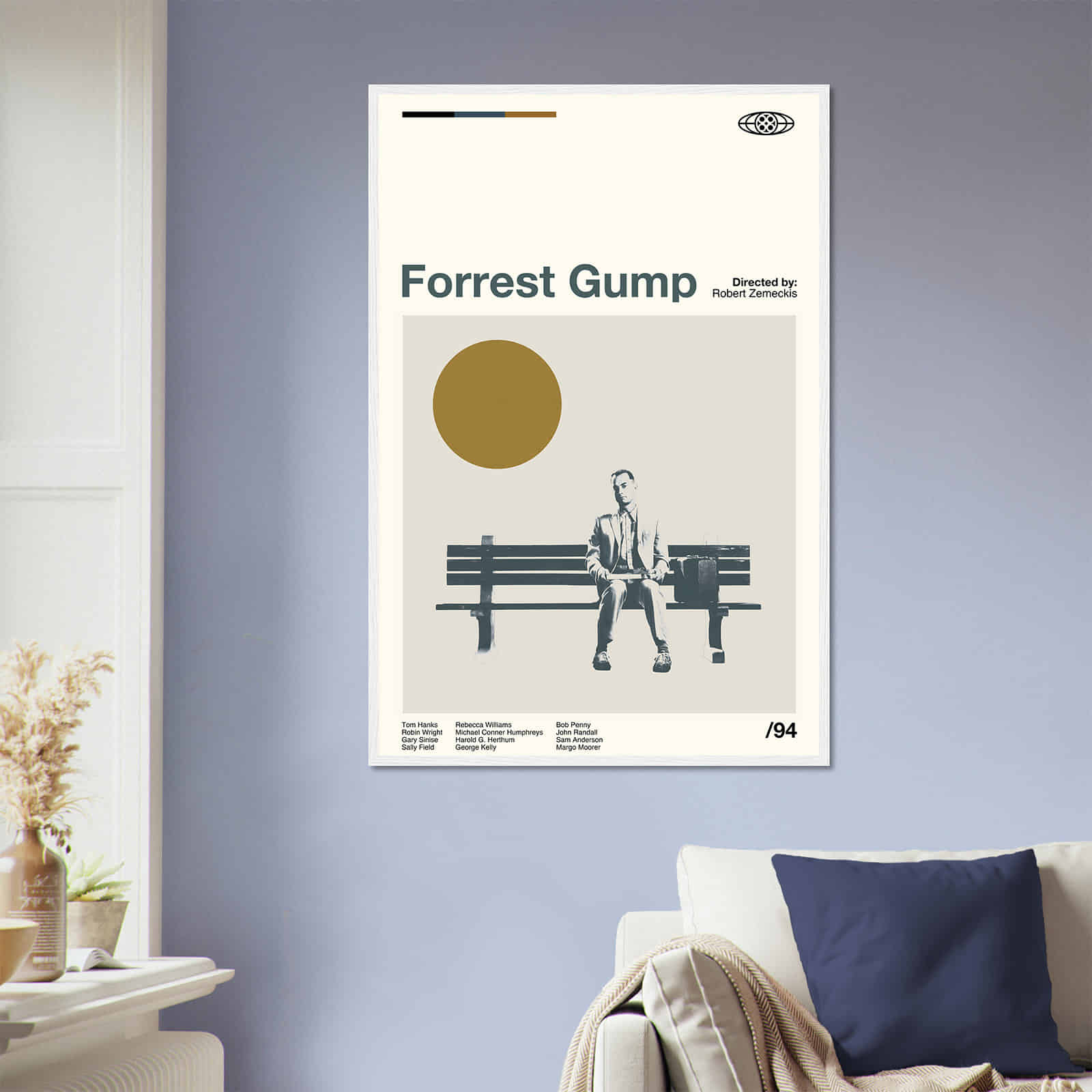 Forrest Gump Movie Poster, Forrest Gump Print, Modern Movie Poster ...